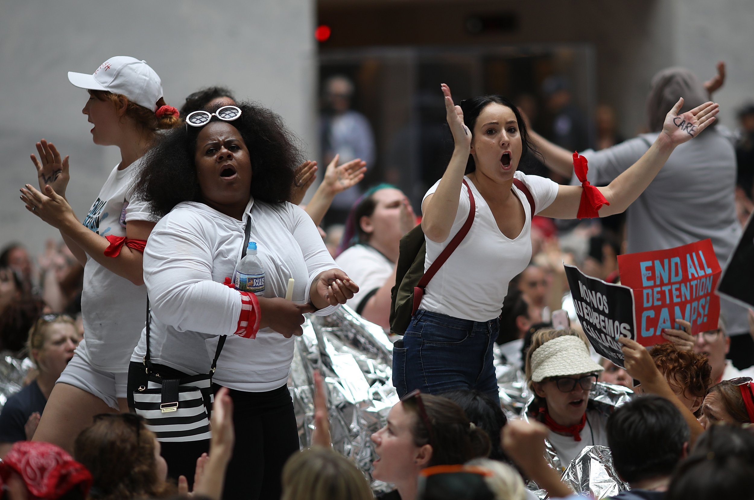 Anti-ICE Protest: Women Arrested in Senate Building While Protesting ...