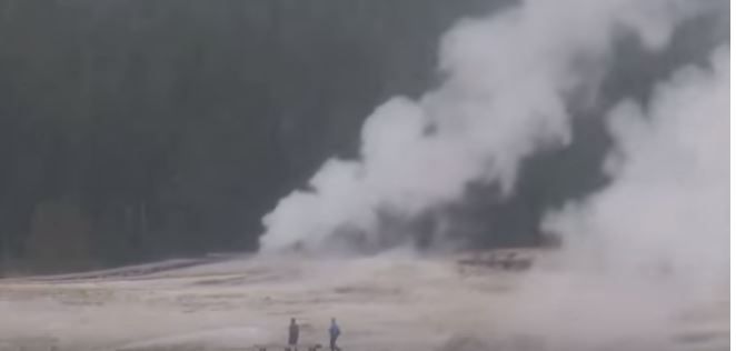 Watch: Yellowstone's Ear Spring Has Rare Eruption, First Activity of ...