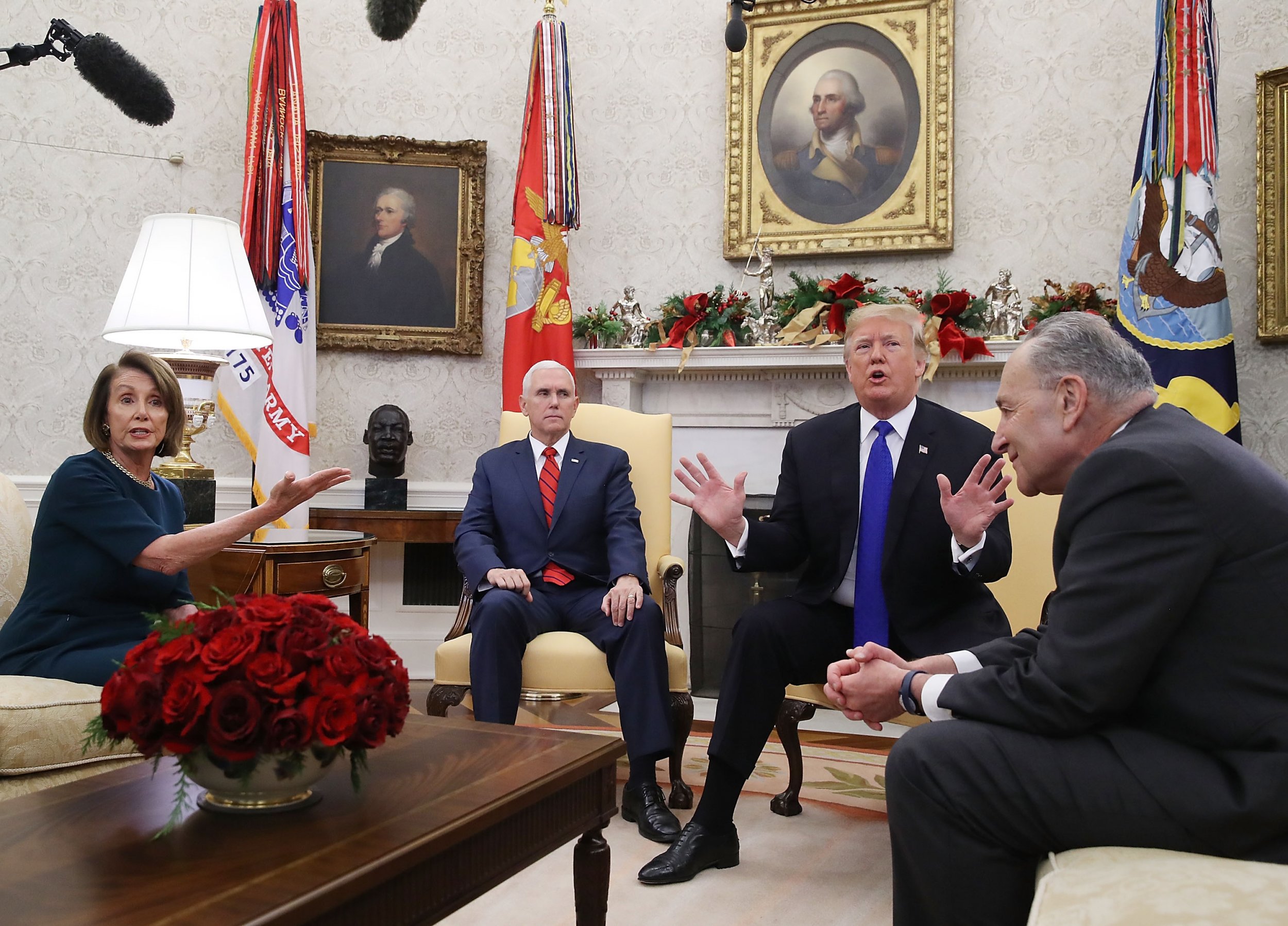 Chuck Schumer Mocks Trump To His Face When The President Brags He Won