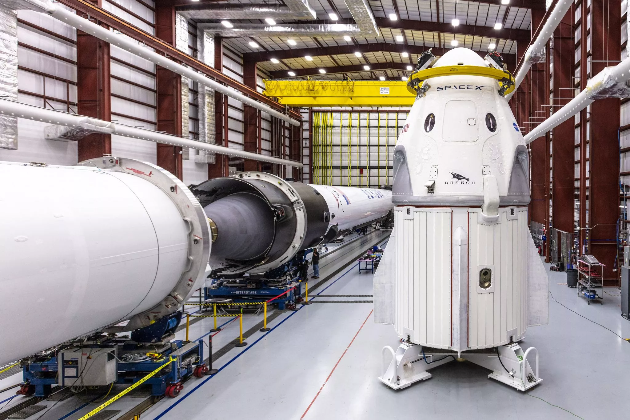 Hangar Spacex Falcon 9 High Resolution