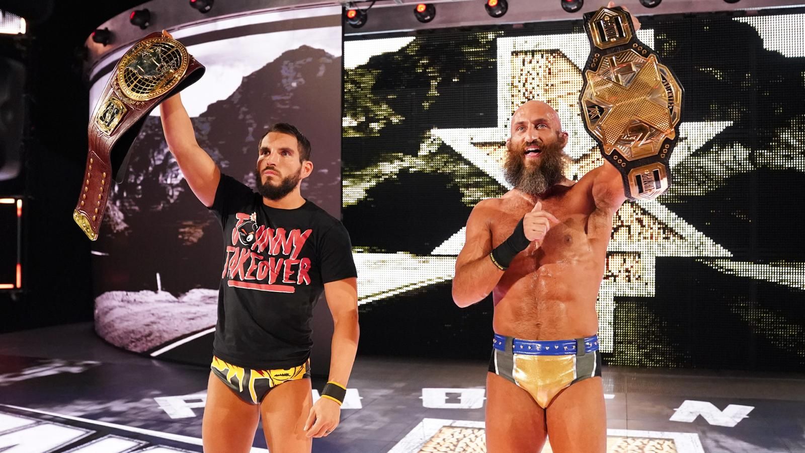 Nxt Superstars Ricochet Aleister Black Johnny Gargano And Tommaso