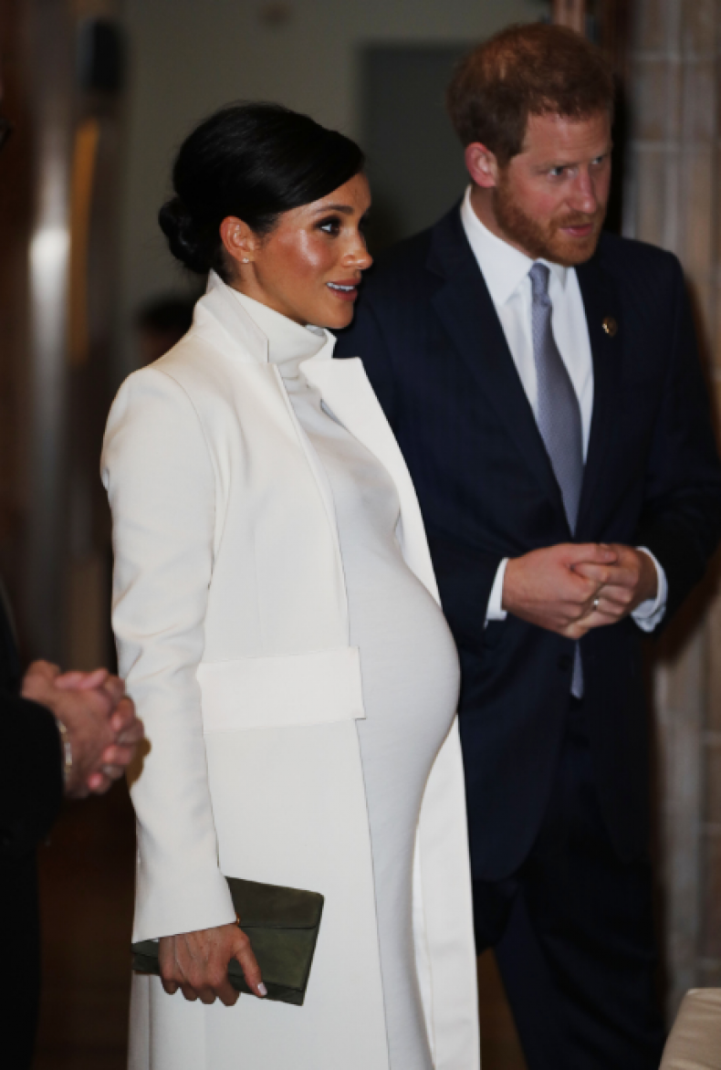 Pregnant Meghan Markle Shows Off Growing Baby Bump at Natural History ... Pregnant Meghan Markle Shows Off Growing Baby Bump at Natural History ...