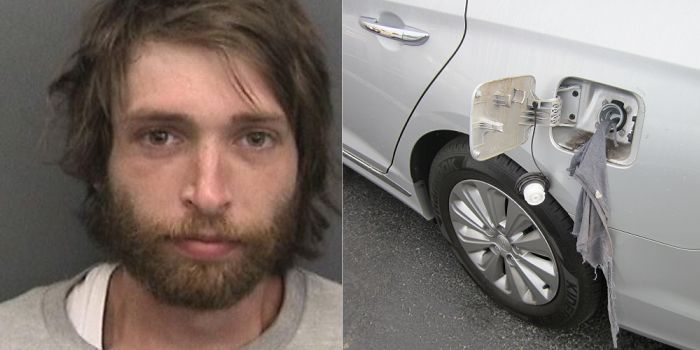 Florida Man Flips Off Judge After Allegedly Trying to Set 16 Vehicles ...