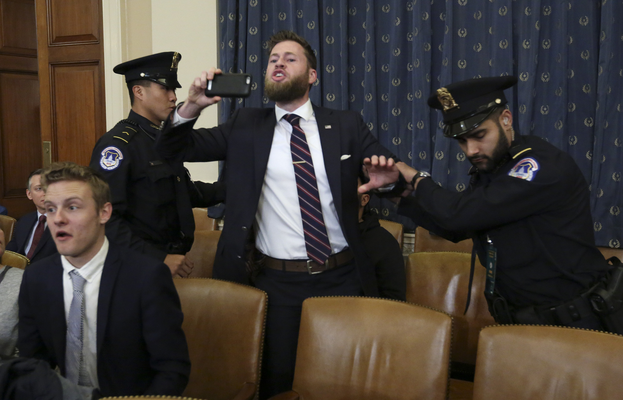 Trump Impeachment Hearing Interrupted By Infowars Host Heckling Jerry
