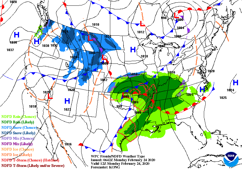Snowstorms and Thunderstorms to Hit the U.S. as Two Storm Systems Clash ...