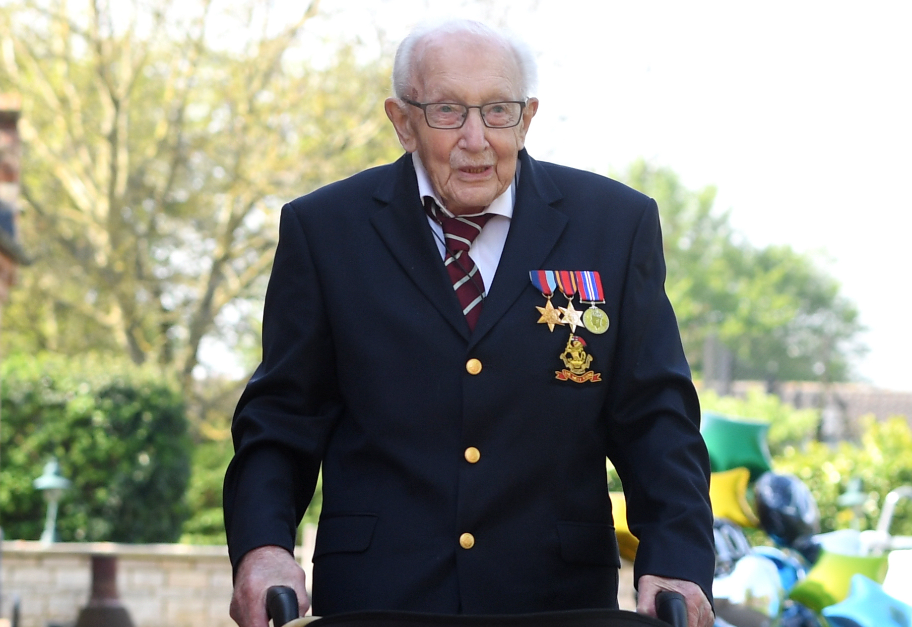 Army Veteran Captain Tom Moore, 99, Raises £12m For NHS By Completing ...