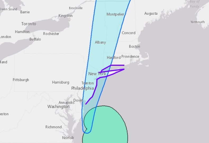 Tropical Storm Fay Path Track Warnings Issued For New York New