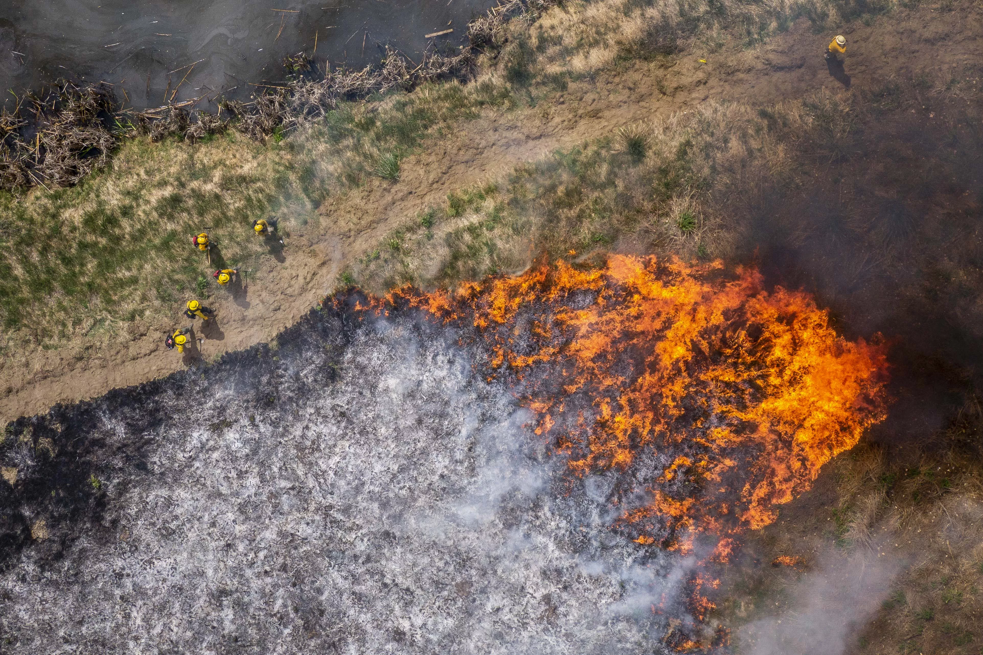 Washington Wildfires Aerial