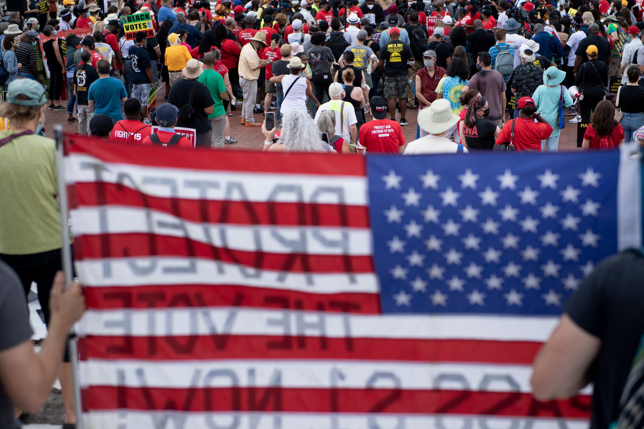 Arrests Made Near Senate Building as Protesters Demand Voting Rights ...