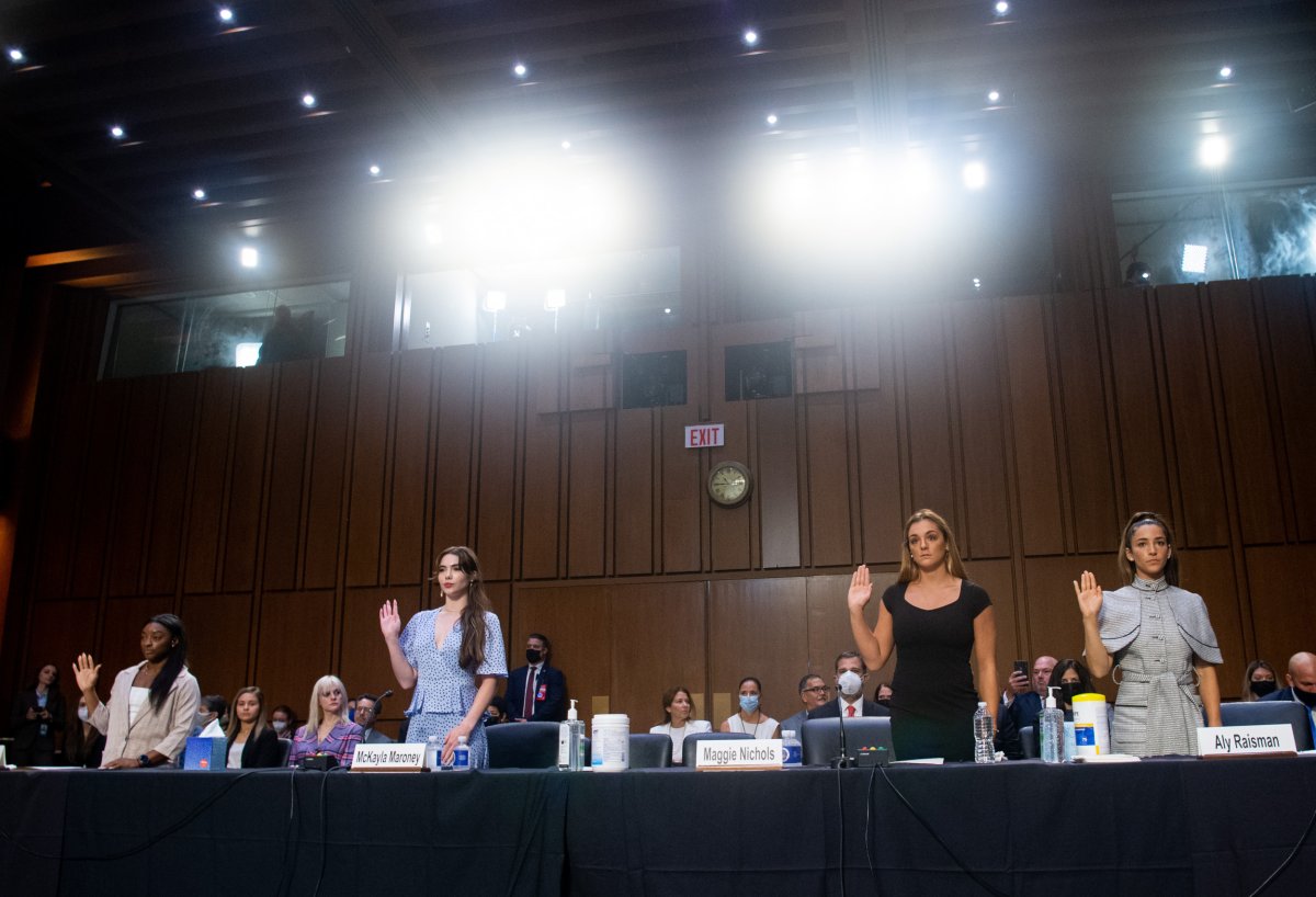 Live Updates Simone Biles Aly Raisman Among Gymnasts Sharing Larry