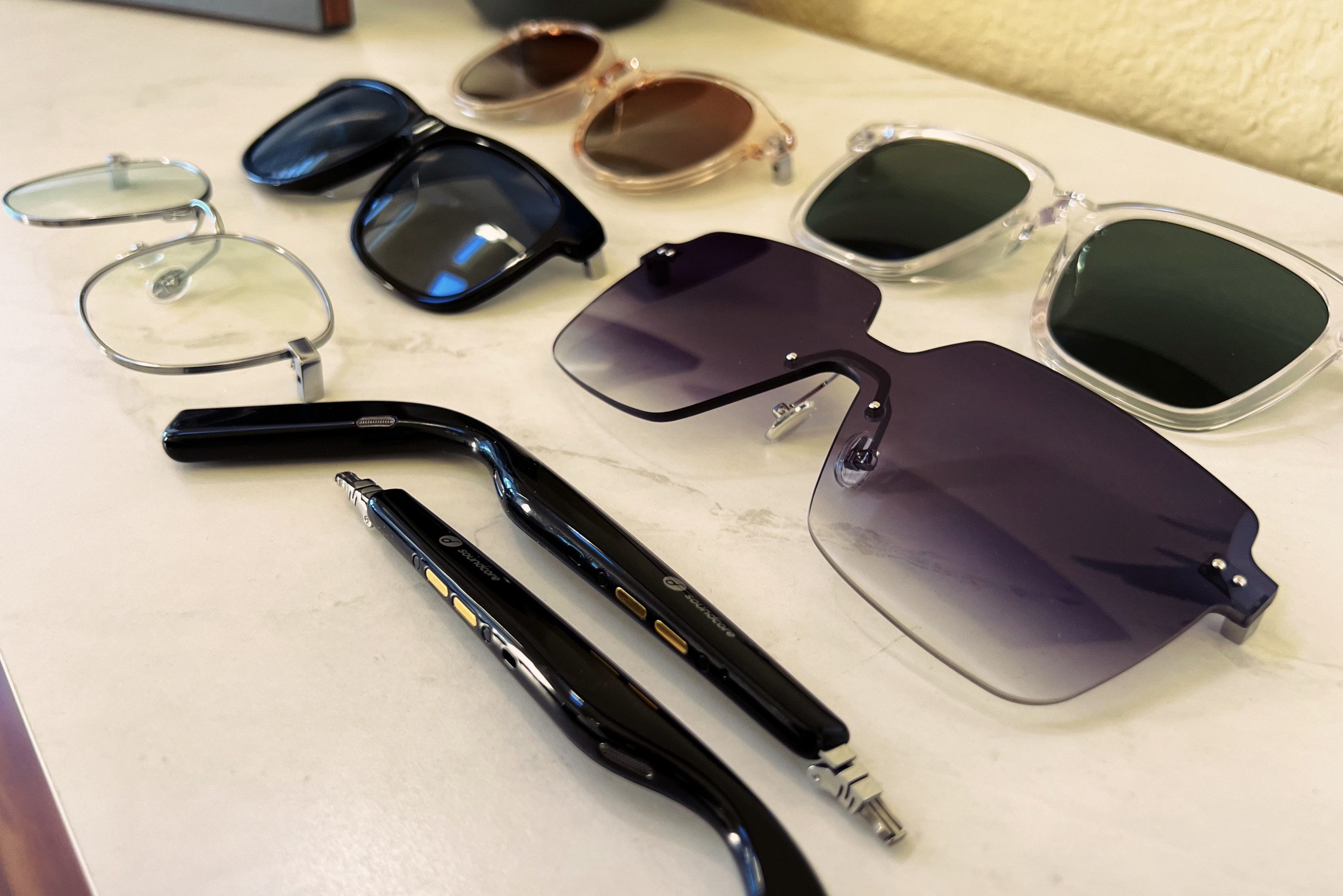 Anker s Soundcore Frames Are Wireless Earbuds That Look Like Sunglasses Anker s Soundcore Frames Are Wireless Earbuds That Look Like Sunglasses