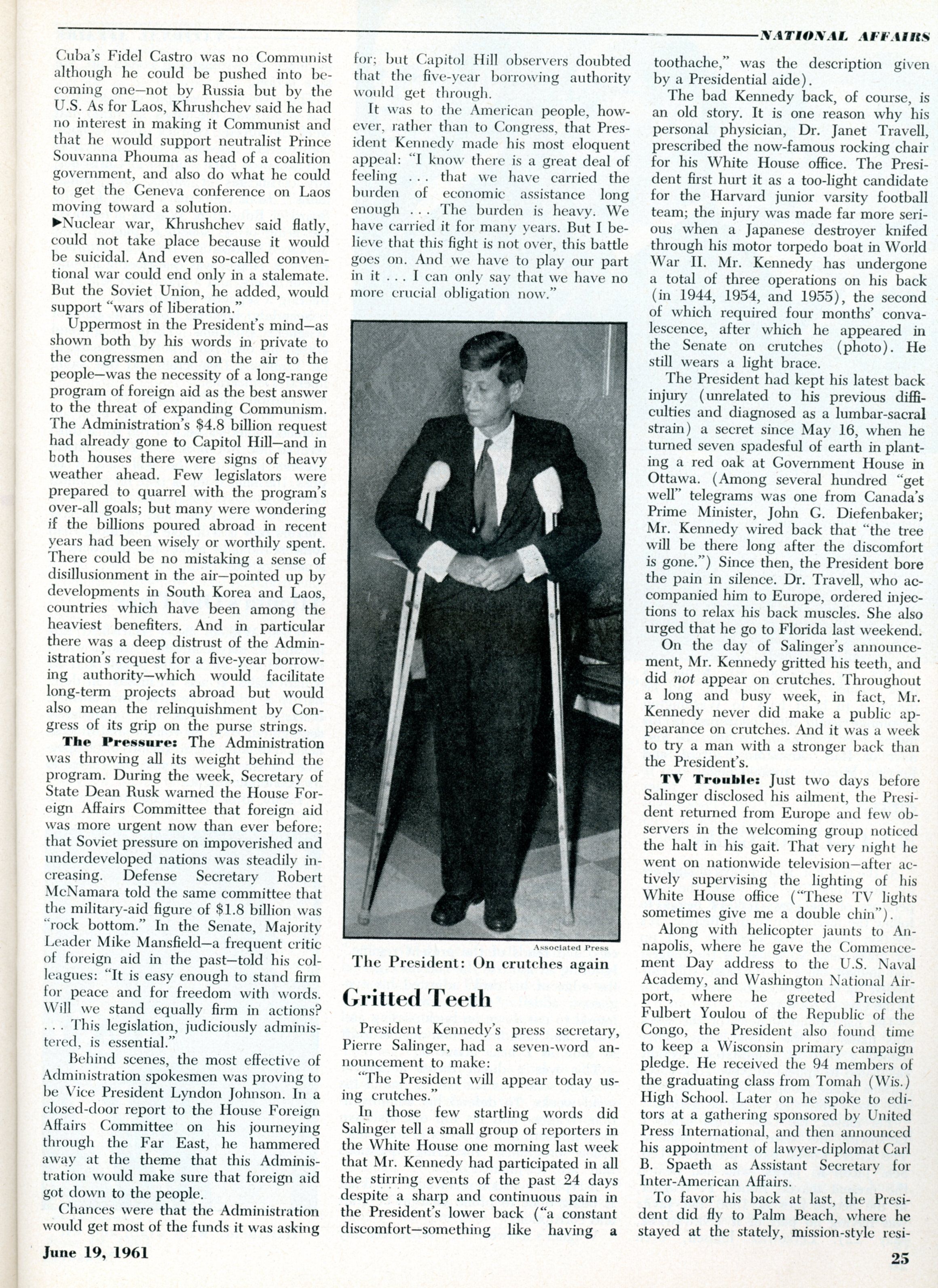 June 19 1961 Newsweek