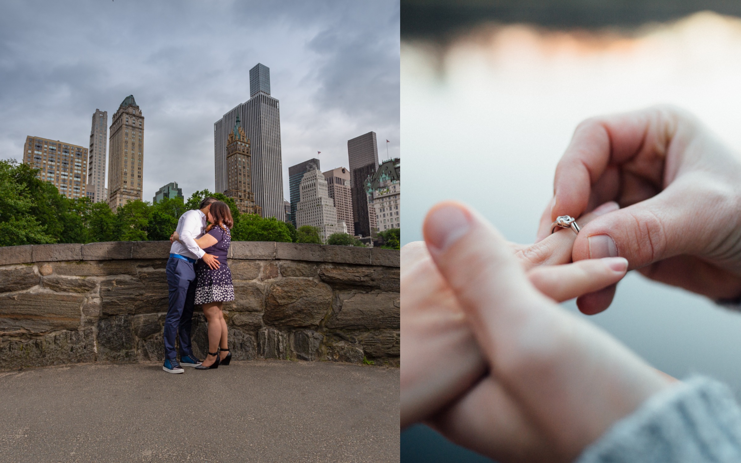 Couple of 25 Years' Heartwarming Central Park Proposal Goes Viral ...