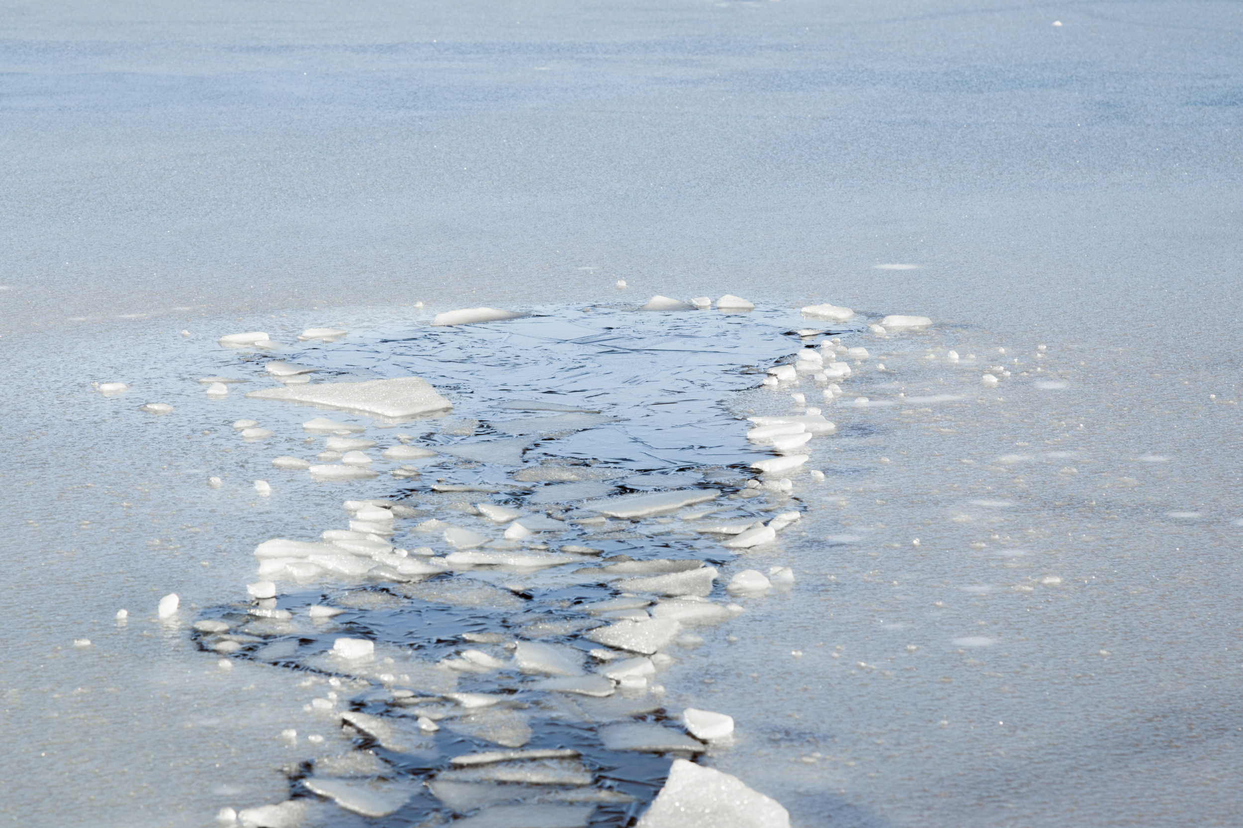 Cops Brave Icy Waters to Rescue Woman Who Crashed Her Car Into Frozen ...