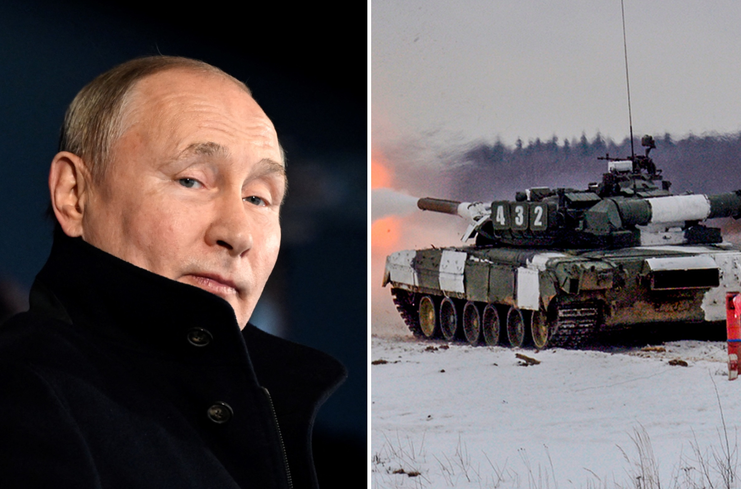 As Putin Talks Compromise in Moscow, Russia Plots Tank Drills Near ...