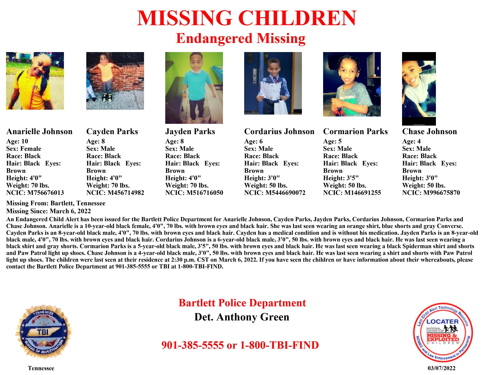 Six Siblings Found Safe After Going Missing From Tennessee Home - Newsweek