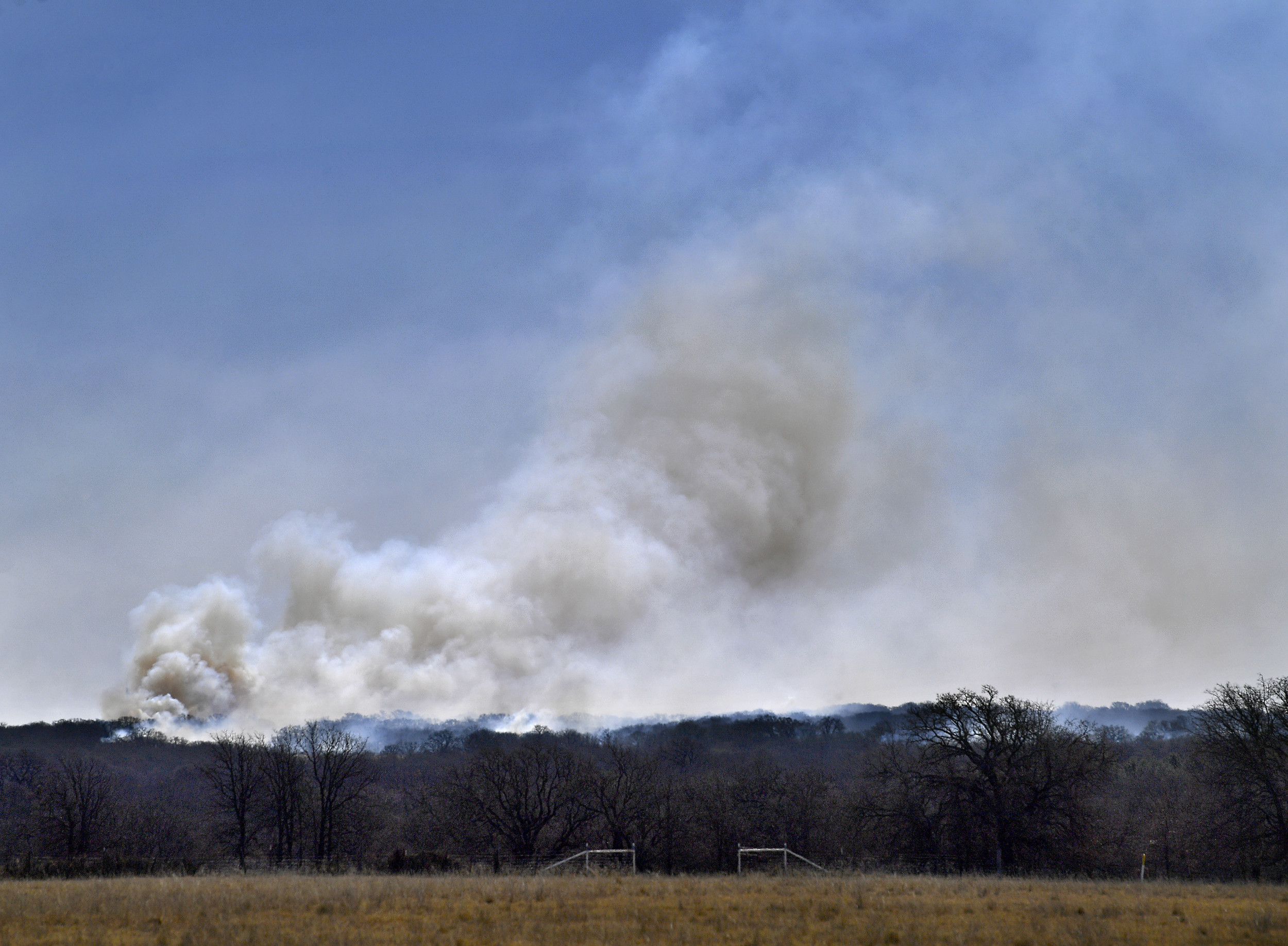 Texas Wildfire Map, Update as Big L Fire Sparks Lipan Evacuations ...