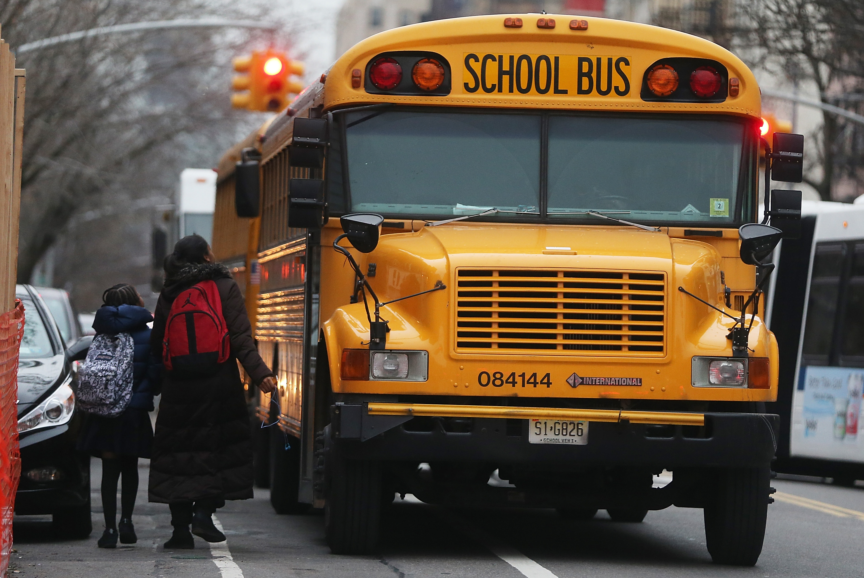 Video Shows Terrifying Moment School Bus With 23 Children Hit By Racer Video Shows Terrifying Moment School Bus With 23 Children Hit By Racer
