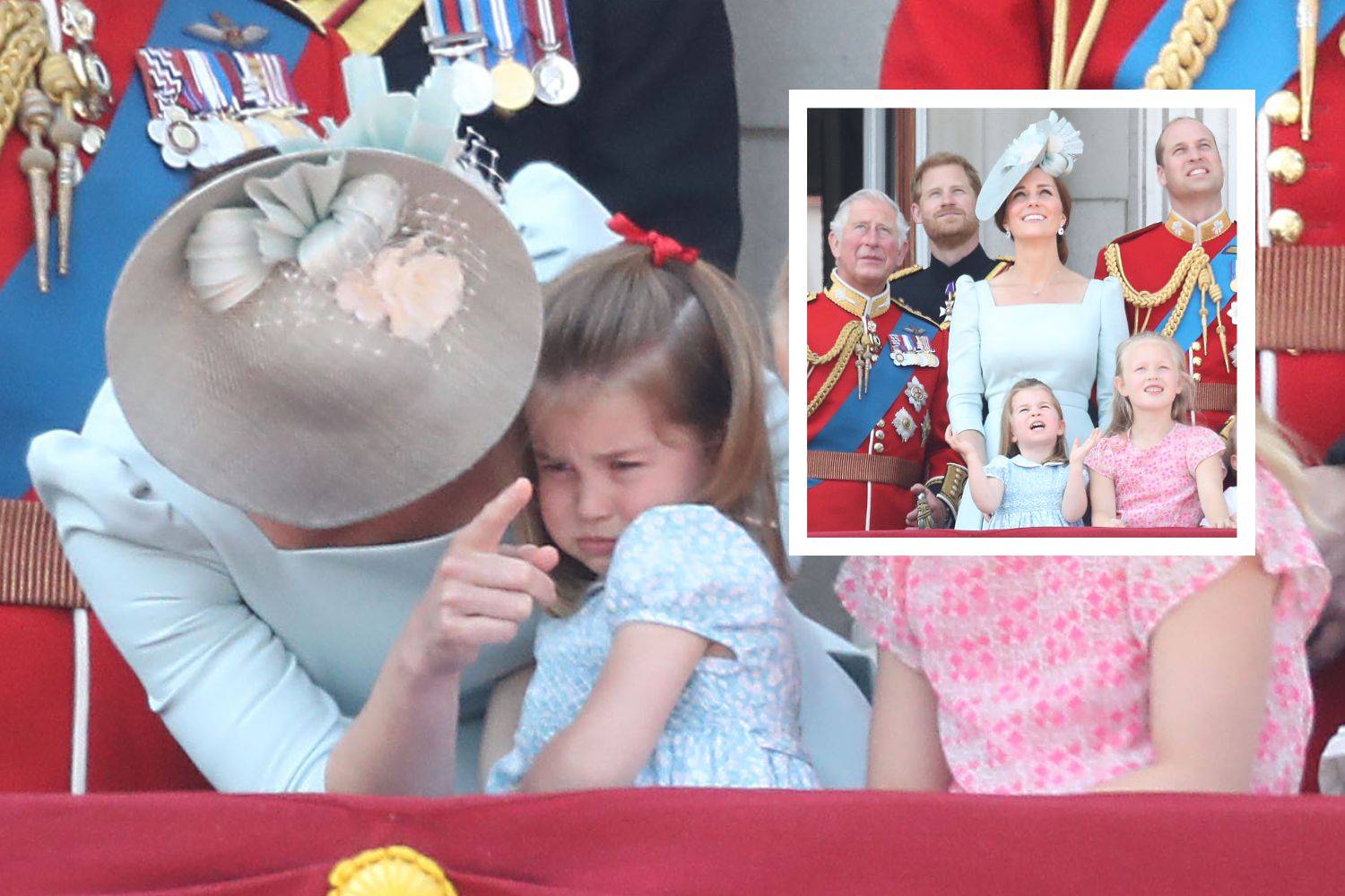 Video of Princess Charlotte Holding on to Kate 'For Dear Life' Goes ...