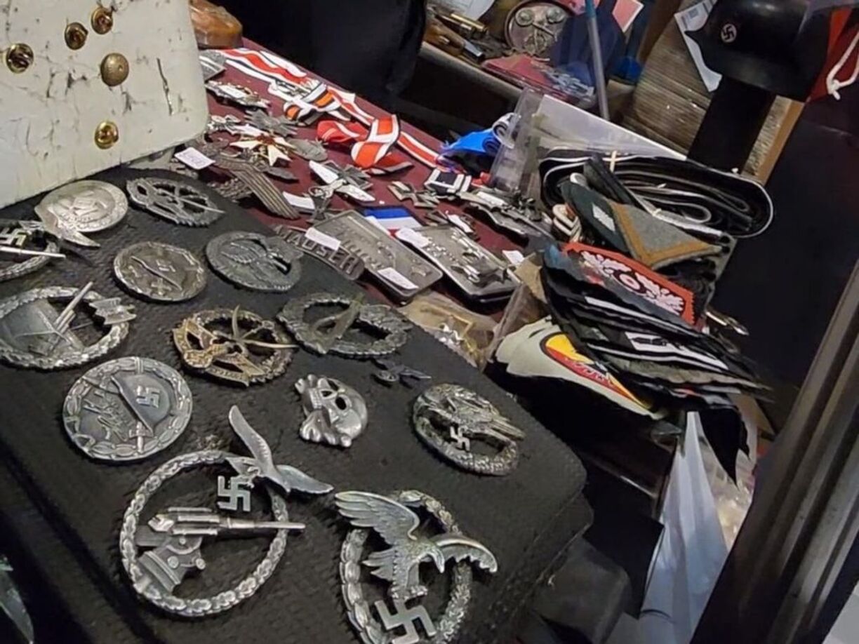 Police Bust Fair Stall Selling Nazi Badges and Pamphlets - Newsweek