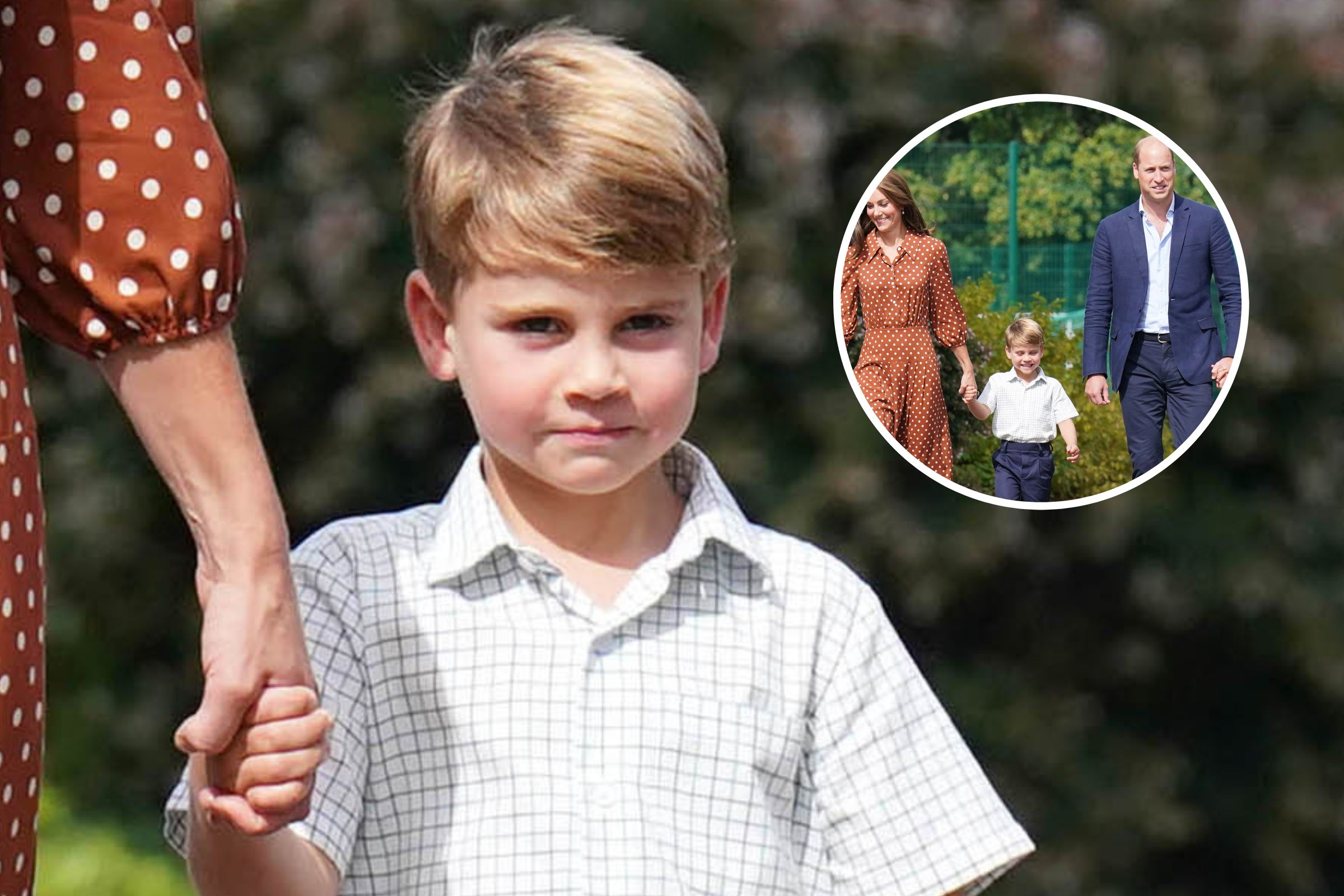 Prince Louis Refuses William's Hand in Heart-Warming School First-Day ...