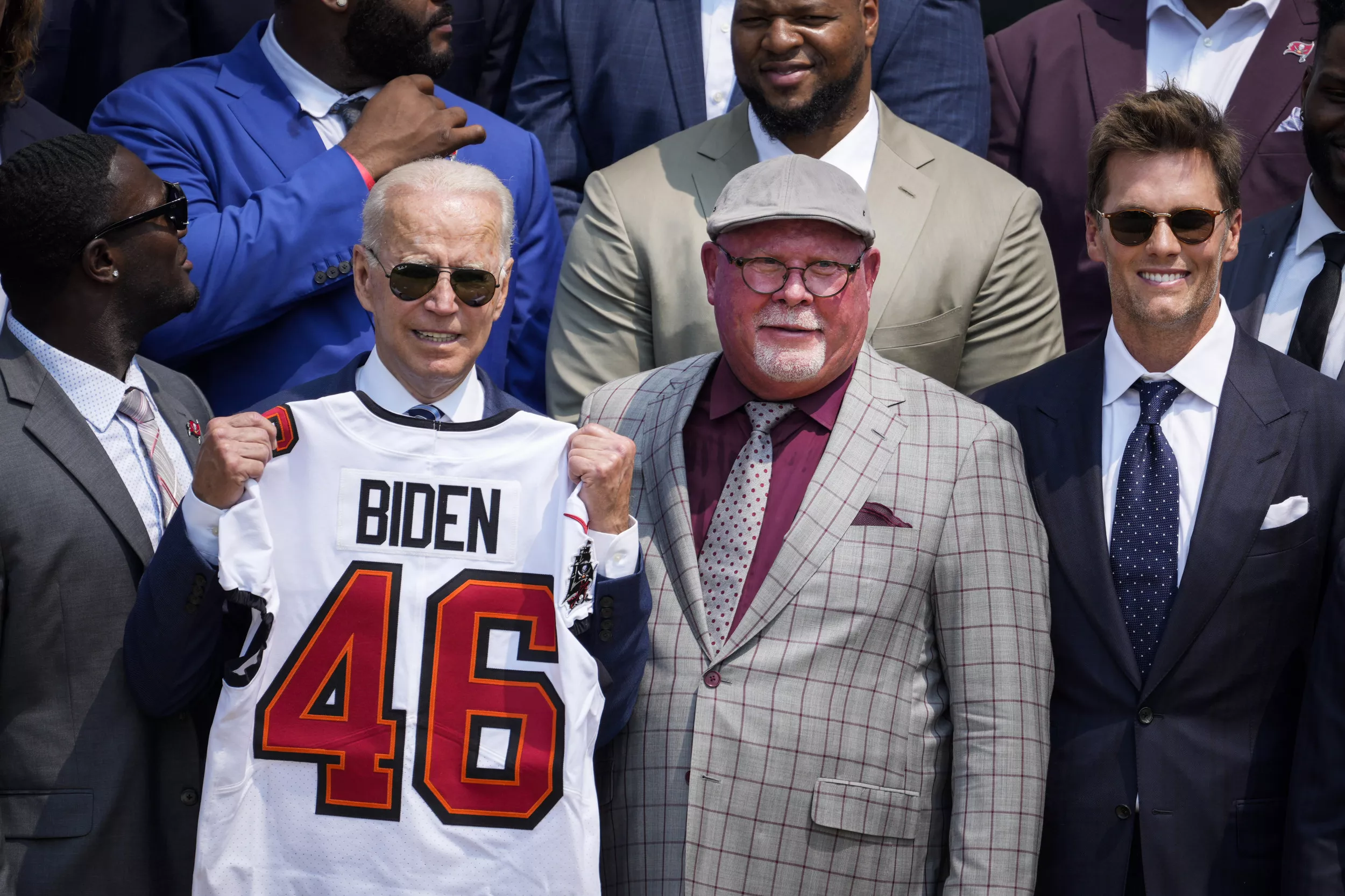 Joe Biden Football Photo