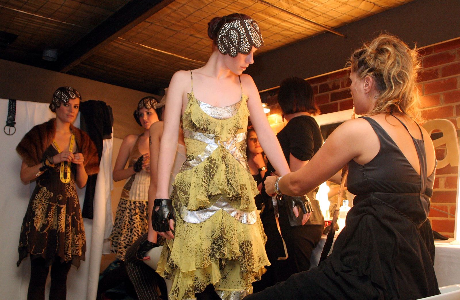 Fashion Show Backstage Changing