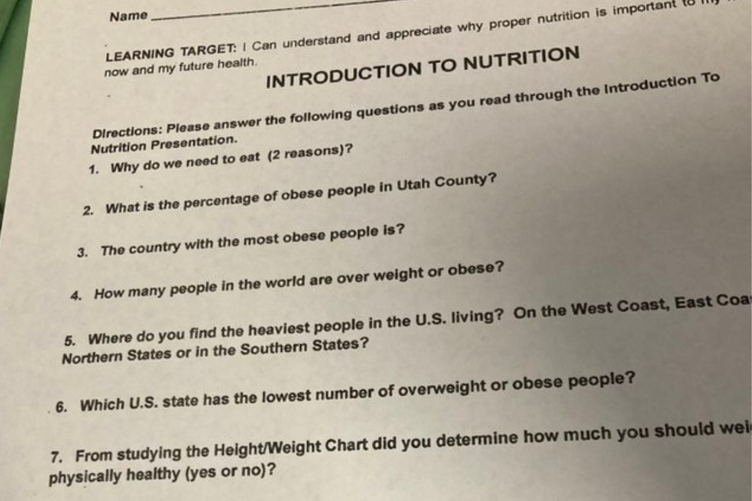 Mom Slams 8th Grade 'Shame Based' Health Assignment for Teens - Newsweek