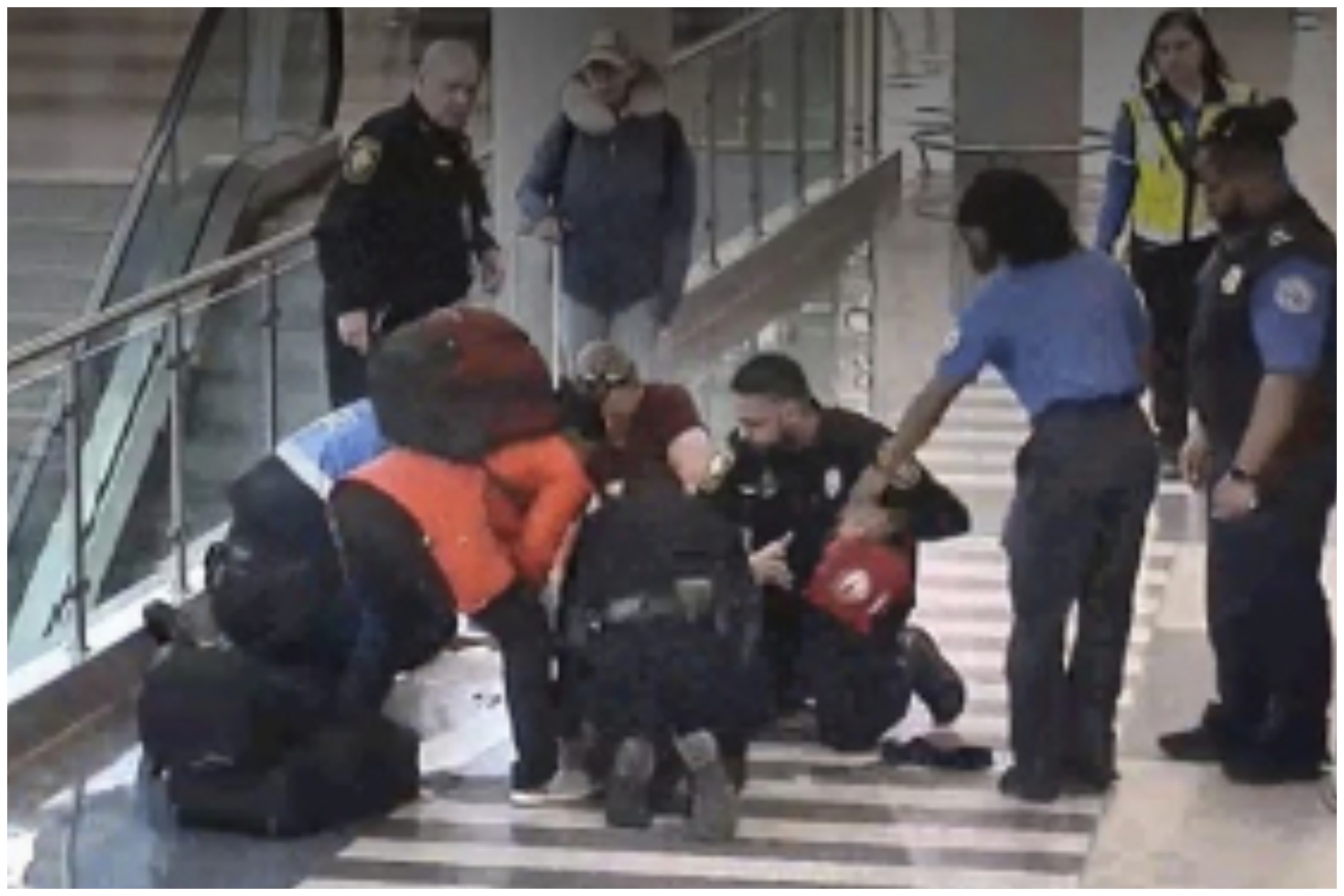 Shocking Moment Pilot Suffers Cardiac Arrest In Virginia Airport - Newsweek