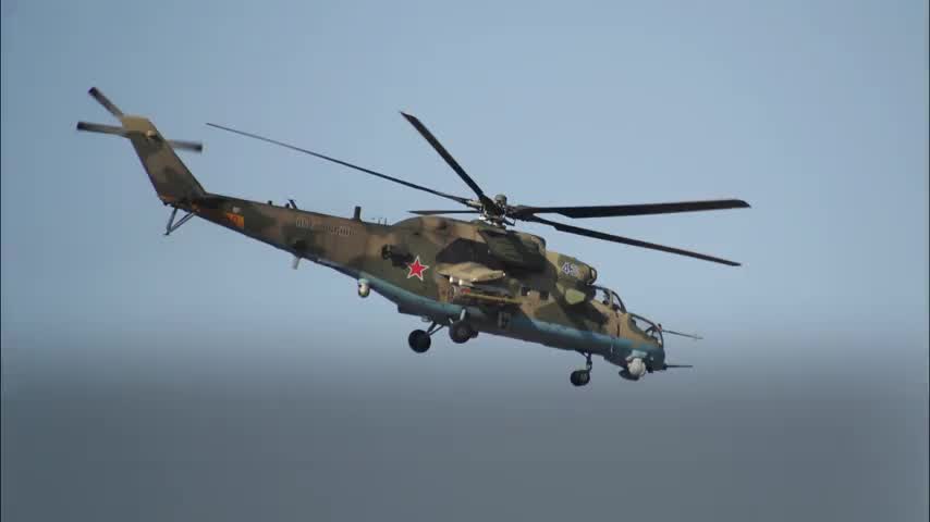 Russian Military Helicopters Hind