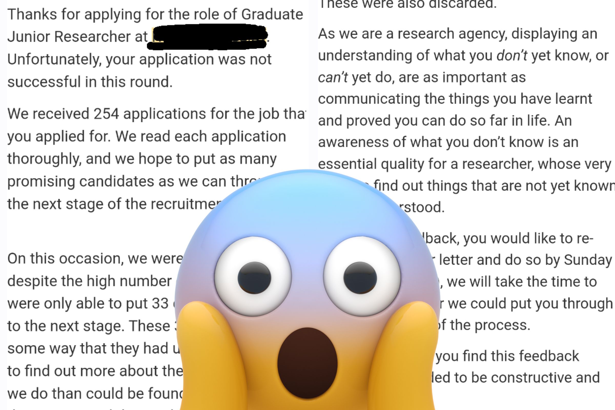 No One Can Believe Company s Response To Failed Job Application Discarded no-one-can-believe-company-s-response-to-failed-job-application-discarded
