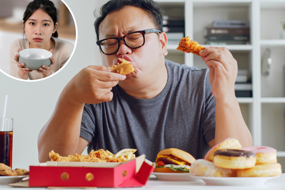 Man Refusing To Share Takeaway With His Hungry Girlfriend Dragged