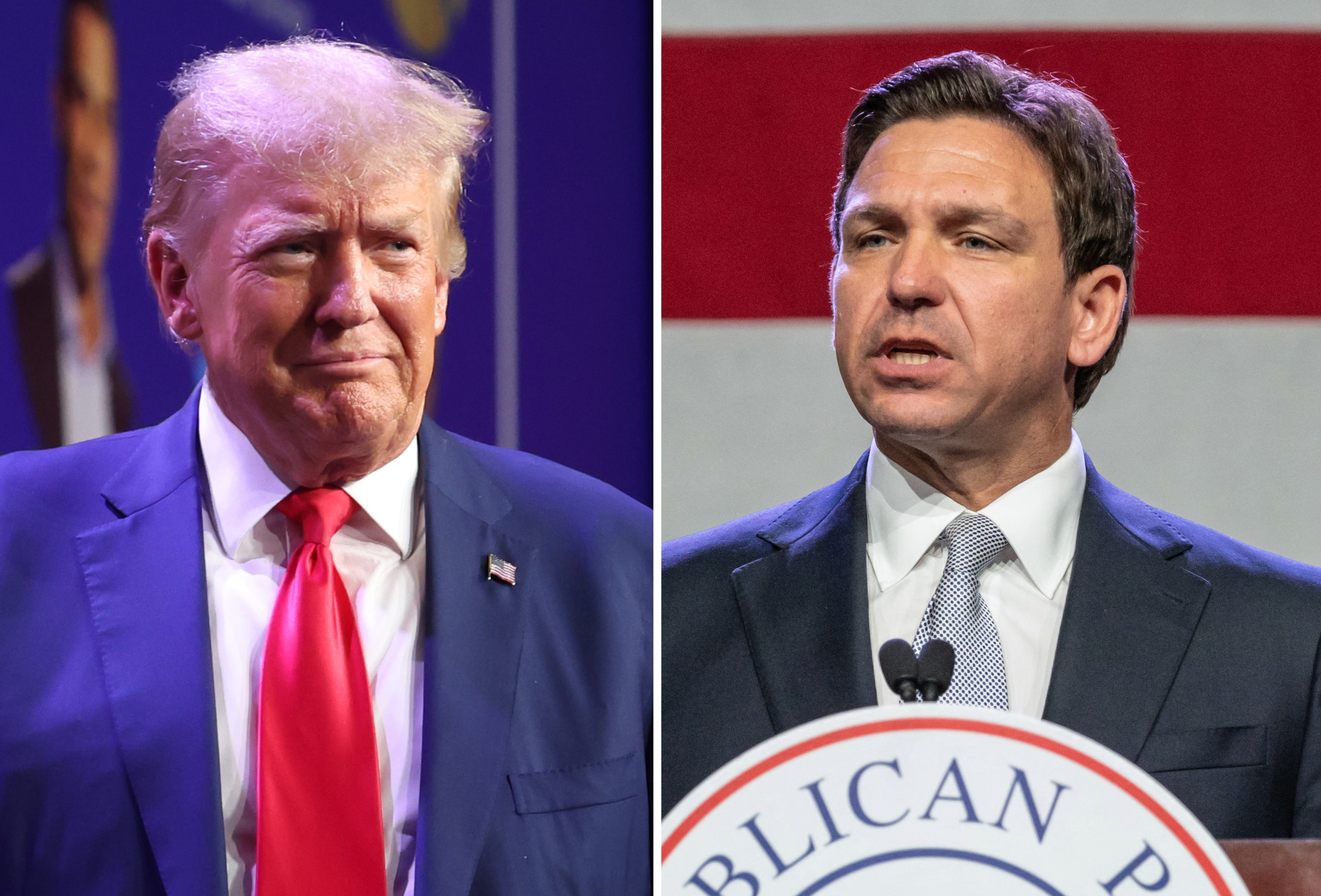 Donald Trump to Be Warm-Up Act For Ron DeSantis at GOP Banquet - Newsweek Donald Trump to Be Warm-Up Act For Ron DeSantis at GOP Banquet - Newsweek