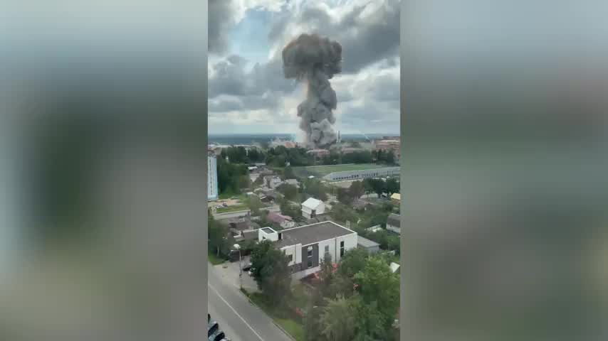 Mushroom Cloud Explosion Video