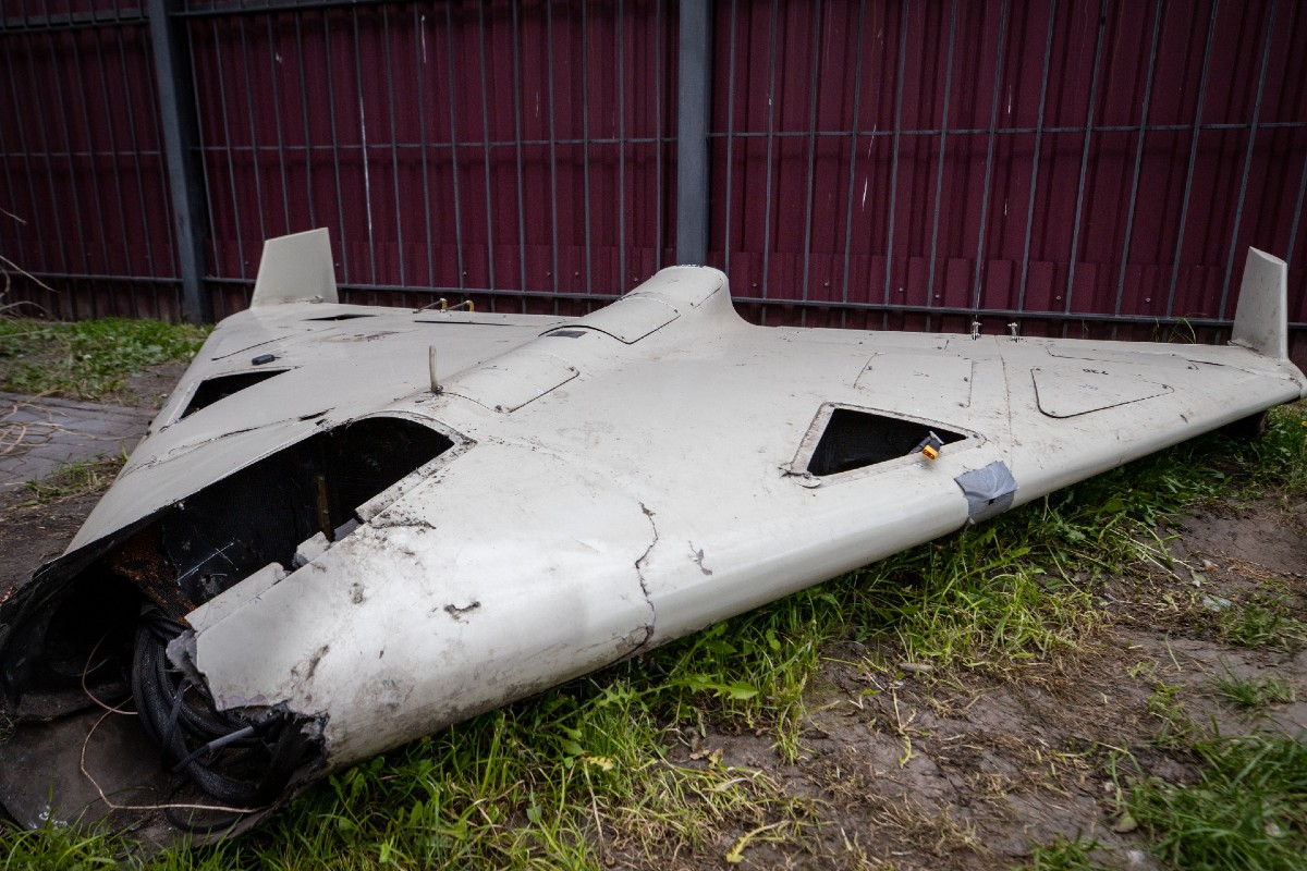 NATO Country Admits Russian Drone Debris Landed on Its Territory - Newsweek