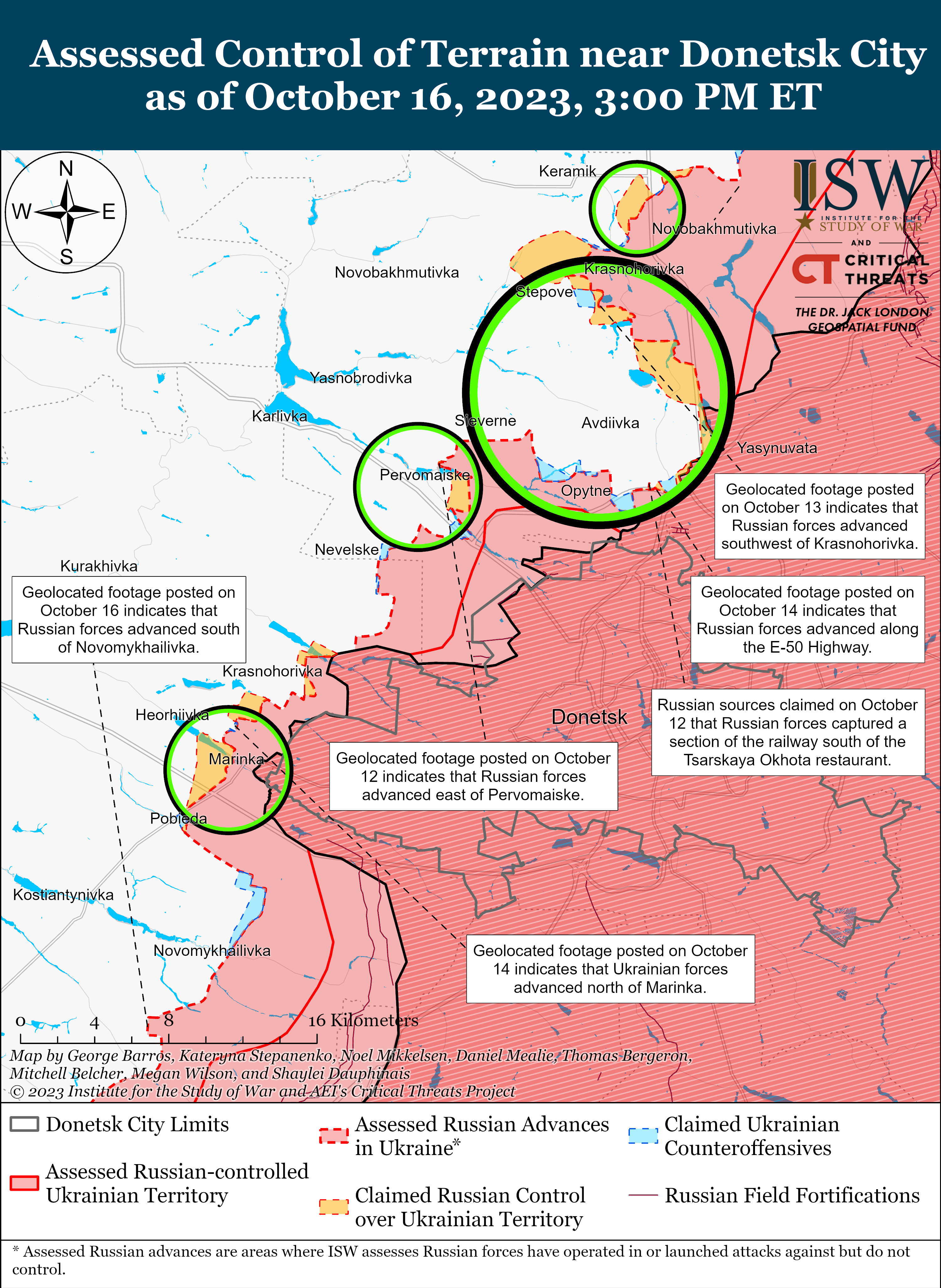 Ukraine Maps Show Bakhmut Advances, Russia's 'Marginal' Avdiivka Gains ...