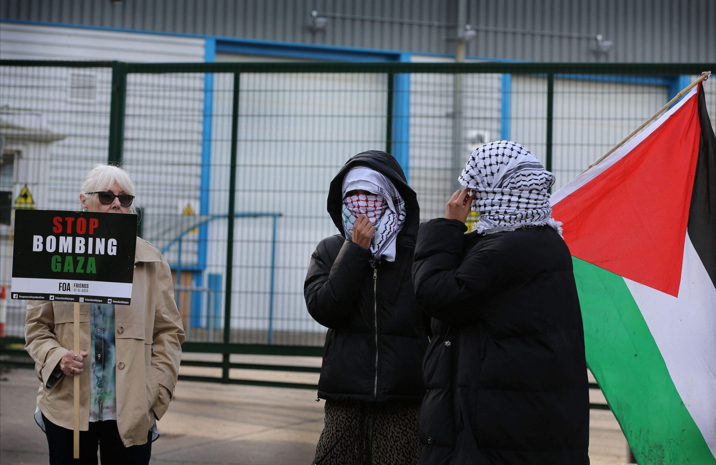 Drone Factory Stormed by Pro-Palestinian Protesters - Newsweek