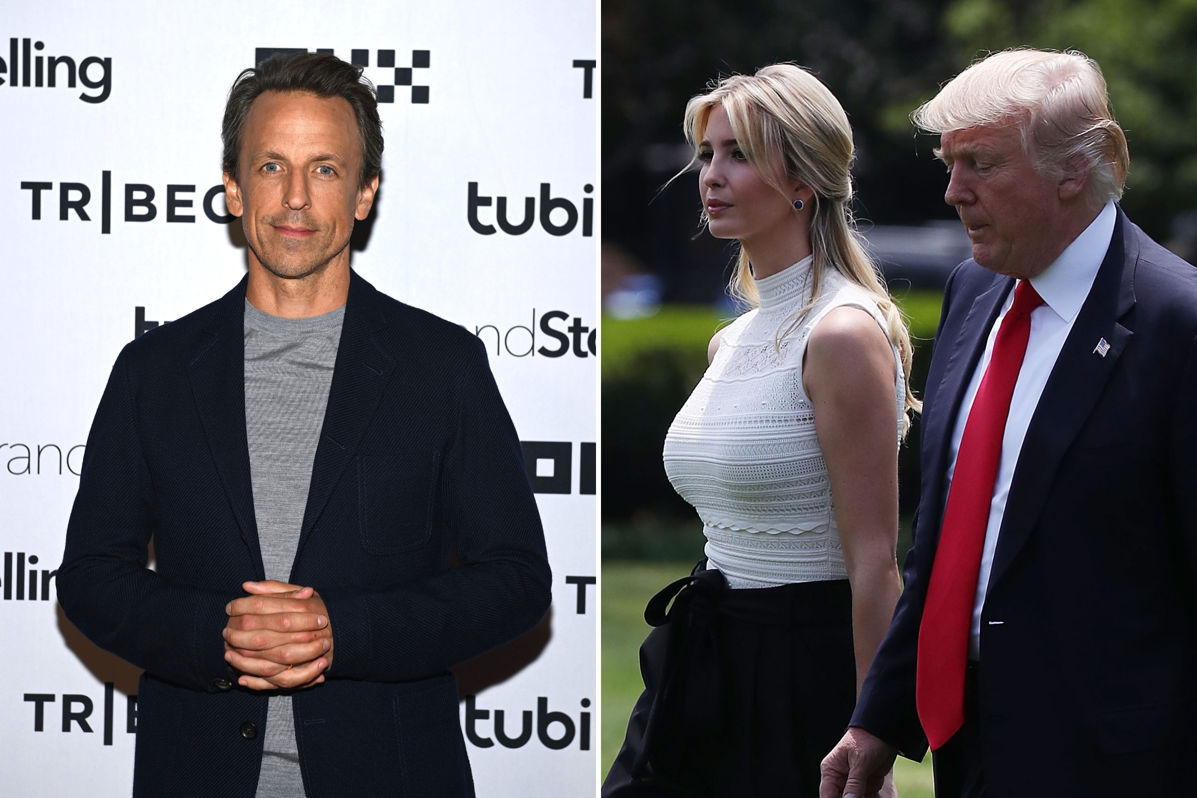 Seth Meyers Donald Trump Biden Jabs At Trump's Age, Mental Acuity On