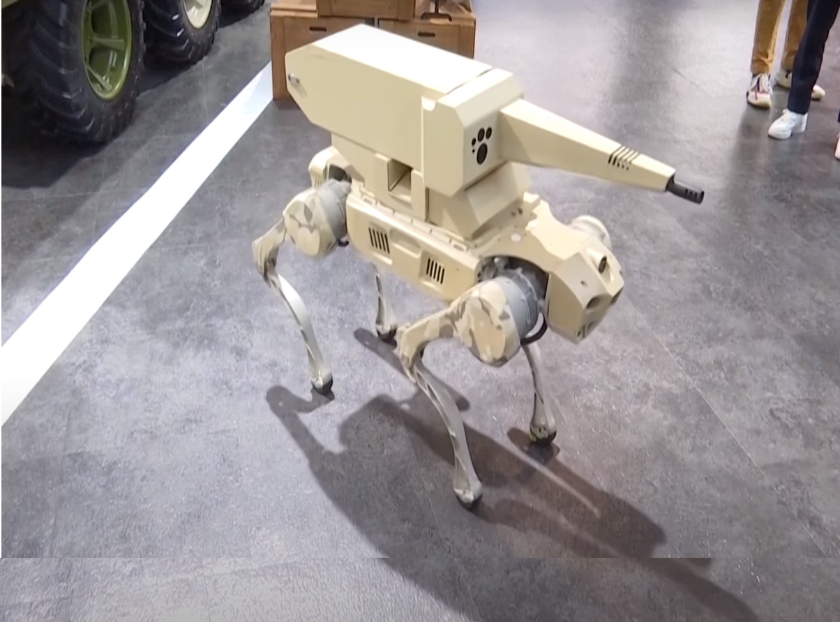 China s Military Deploys Robot Dog In Live Fire Combat Drill Newsweek
