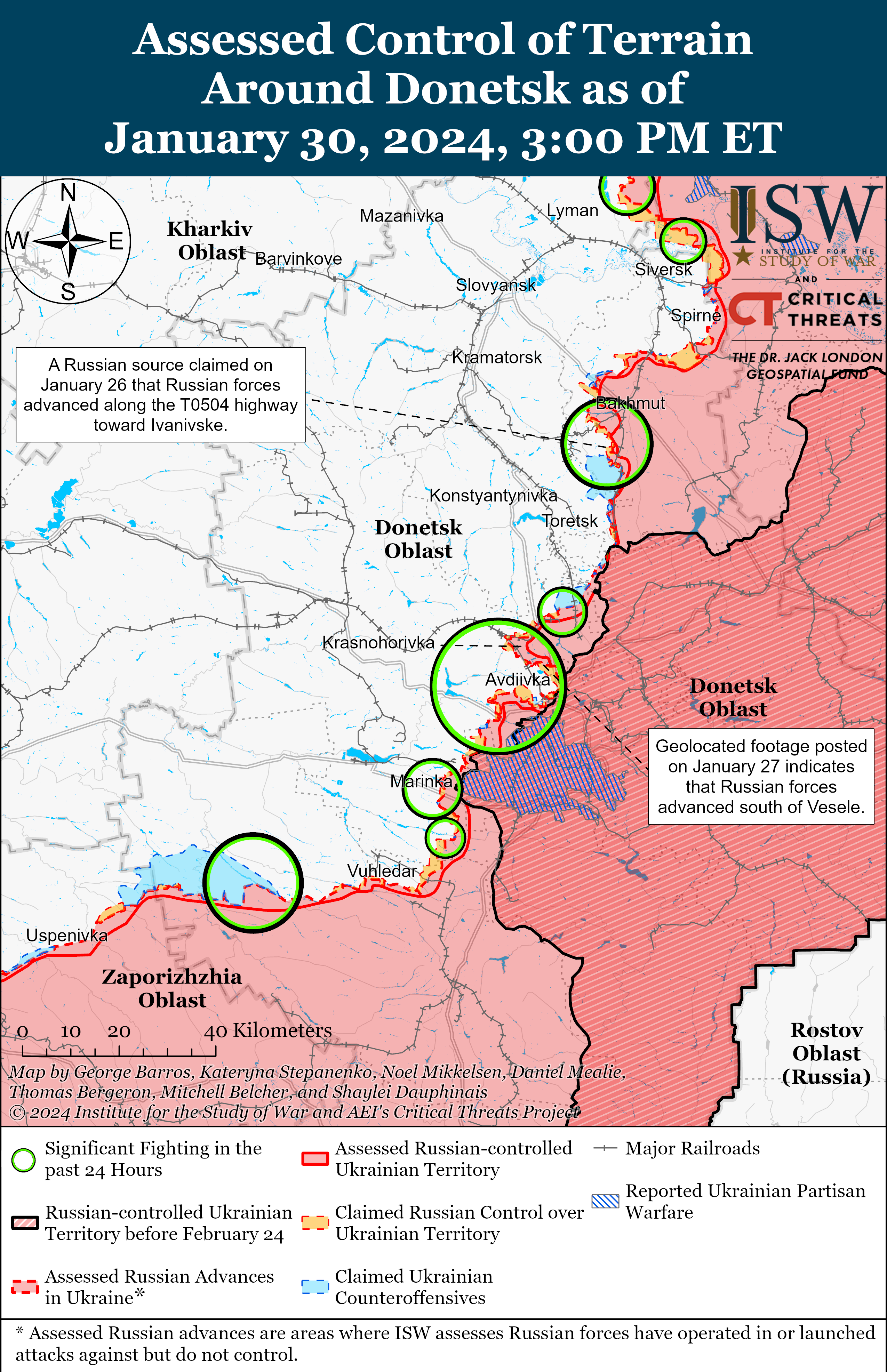 Ukraine War Map Shows Where Russia's 2024 Offensive Is Already ...
