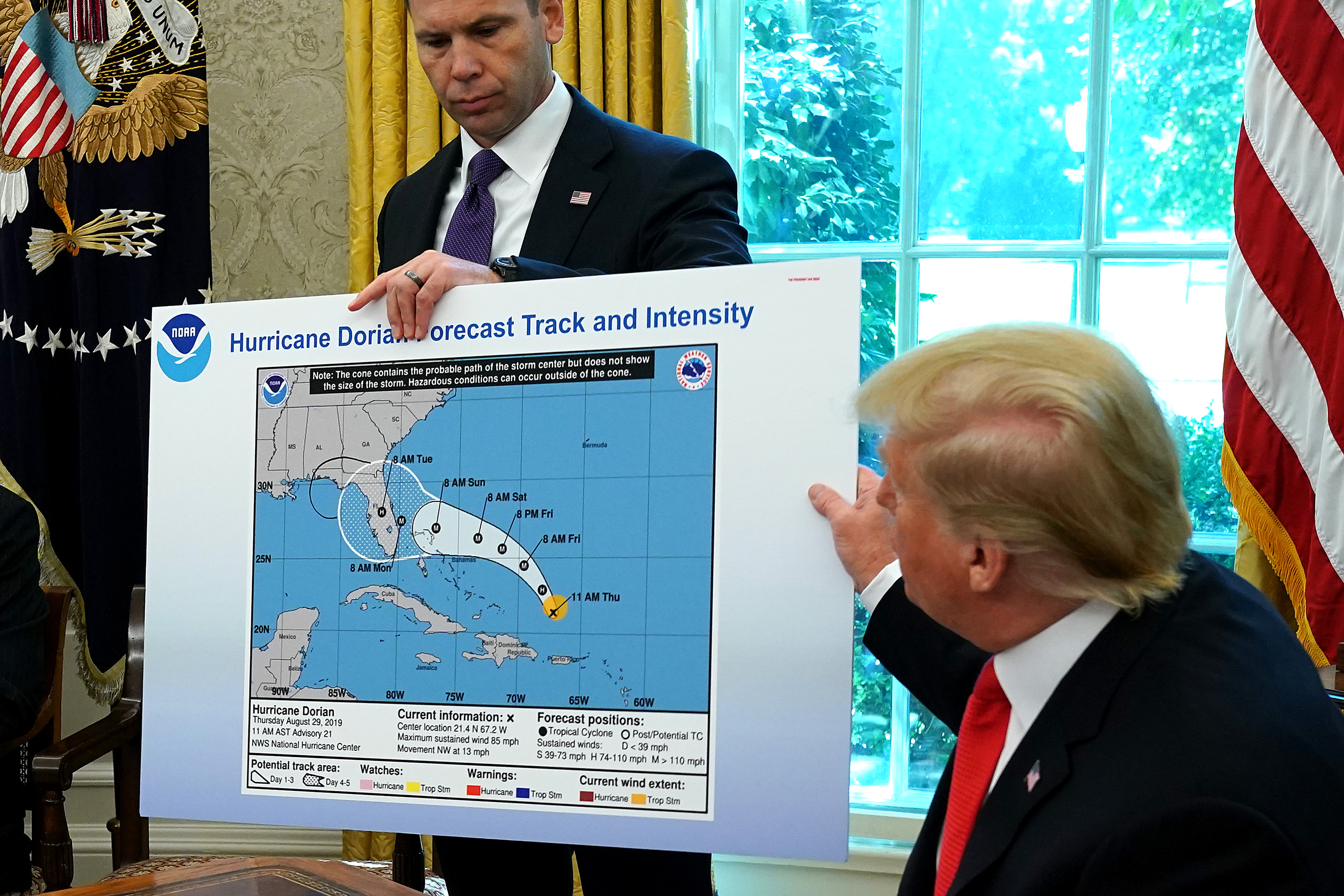 Donald Trump's Hurricane Sharpie Map Among Documents in Jack Donald Trump's Hurricane Sharpie Map Among Documents in Jack