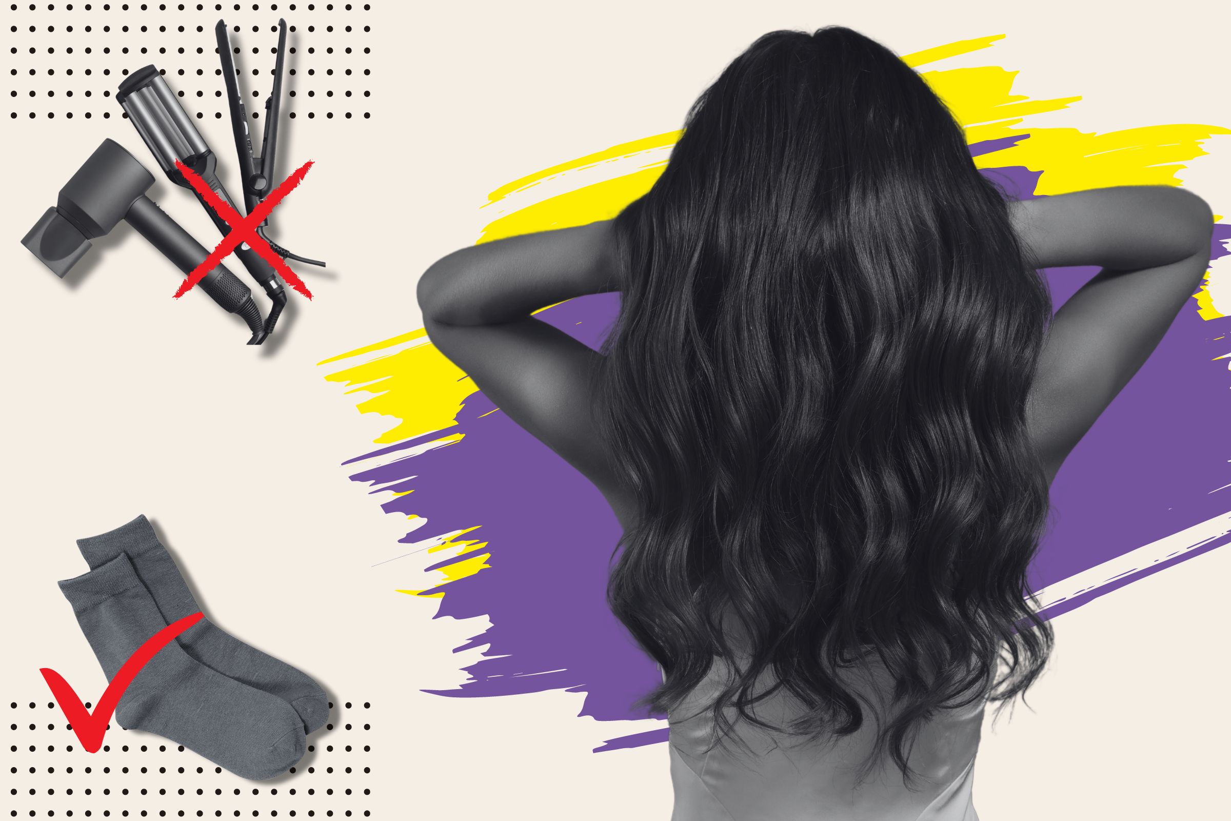 Woman Shares Heatless Hack To Curl Hair In 3 Hours Using Everyday Item ...