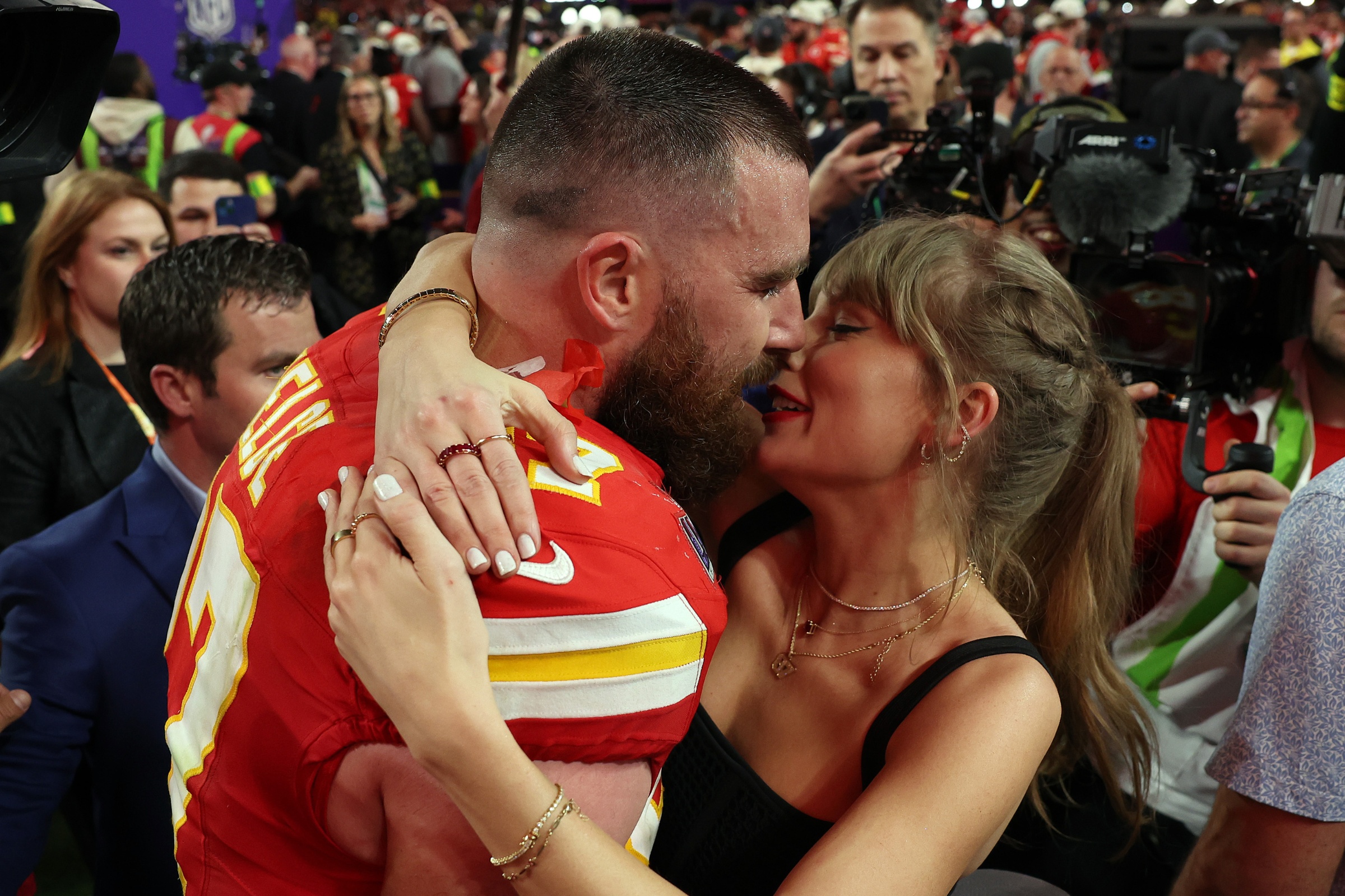 Travis Kelce's Sweet Message to Taylor Swift After Super Bowl Win - Newsweek