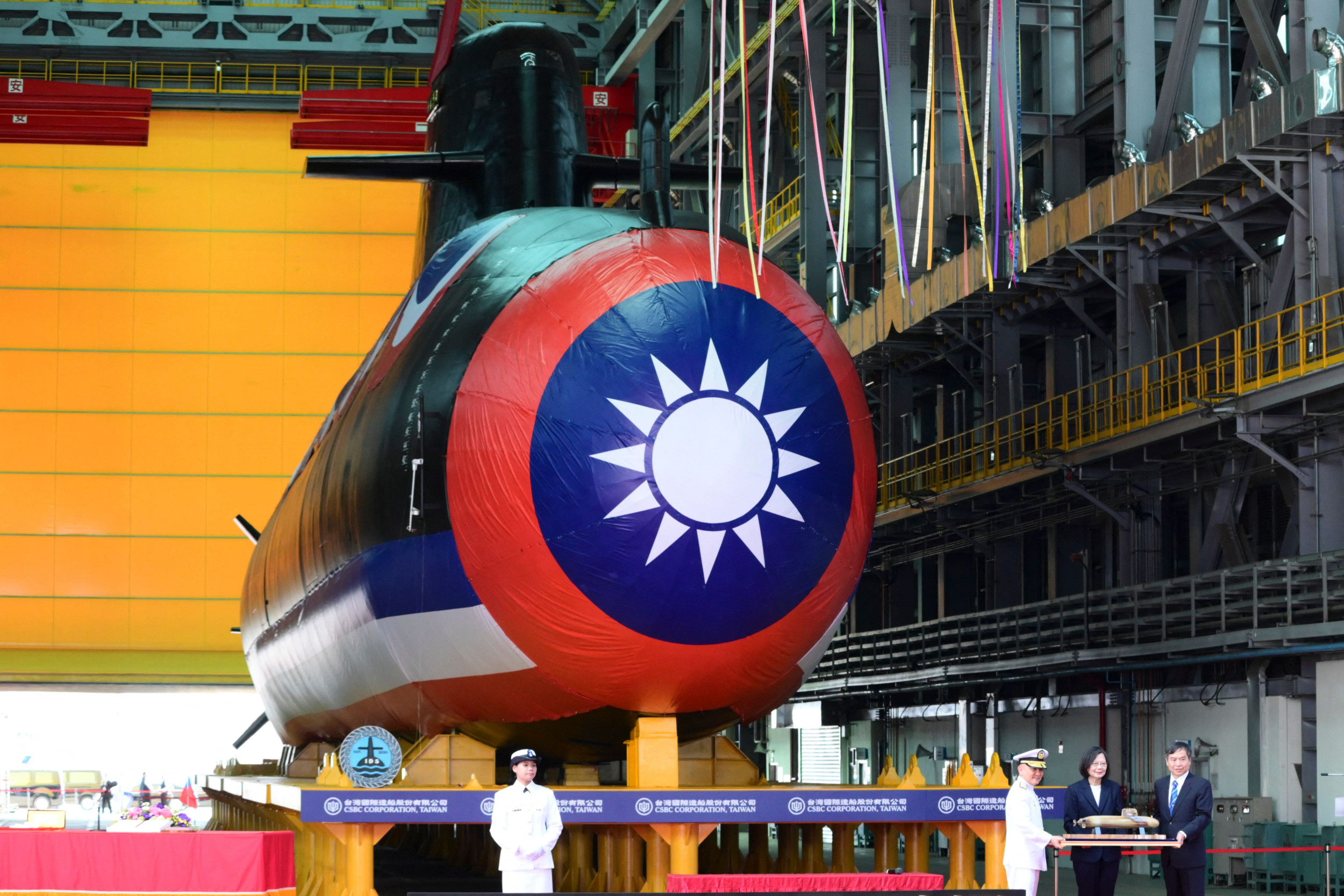 Pictures Reveal Hardware on Taiwan's Hunter-Killer Submarine - Newsweek