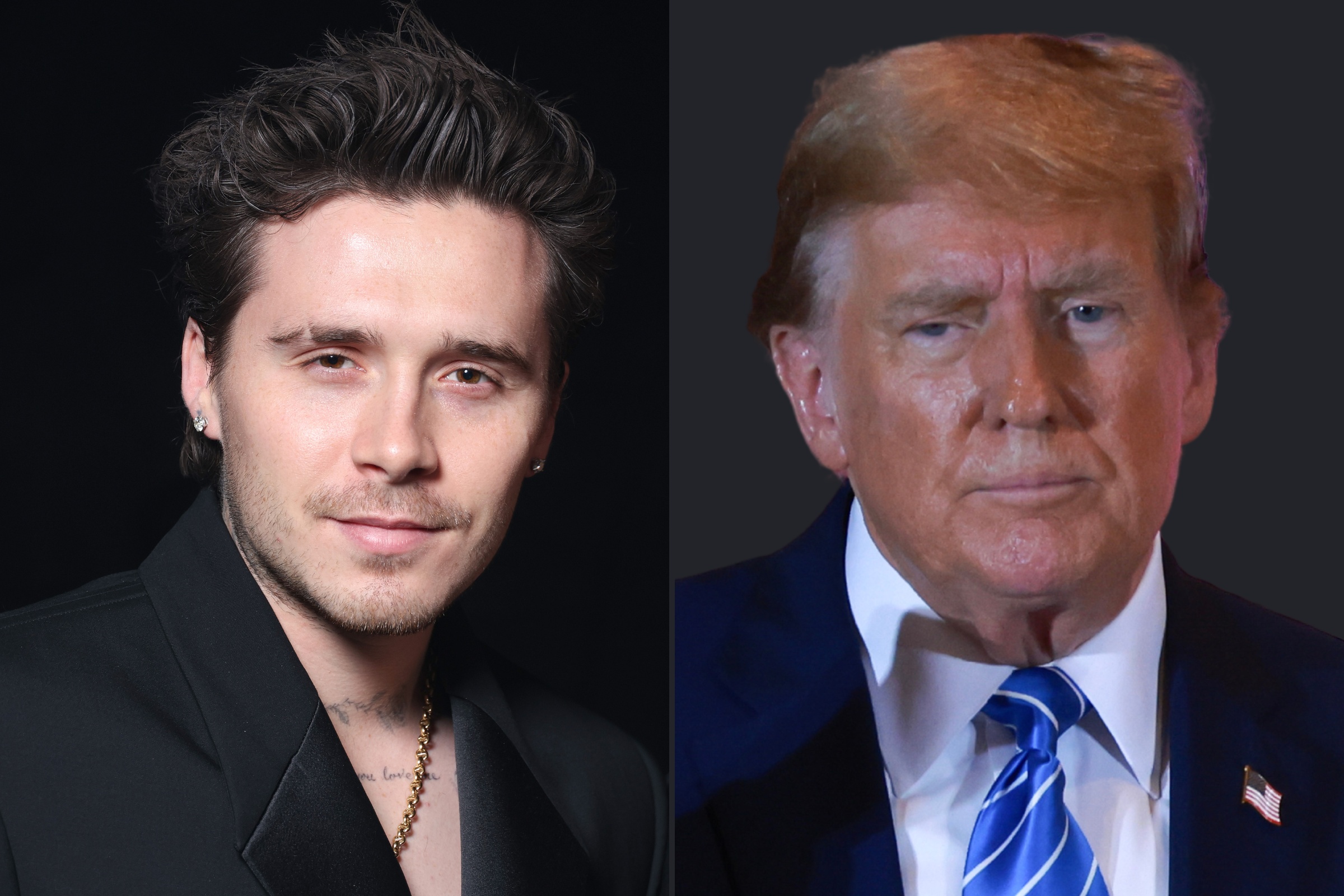Brooklyn Beckham's Father-in-Law Backs Trump - Newsweek