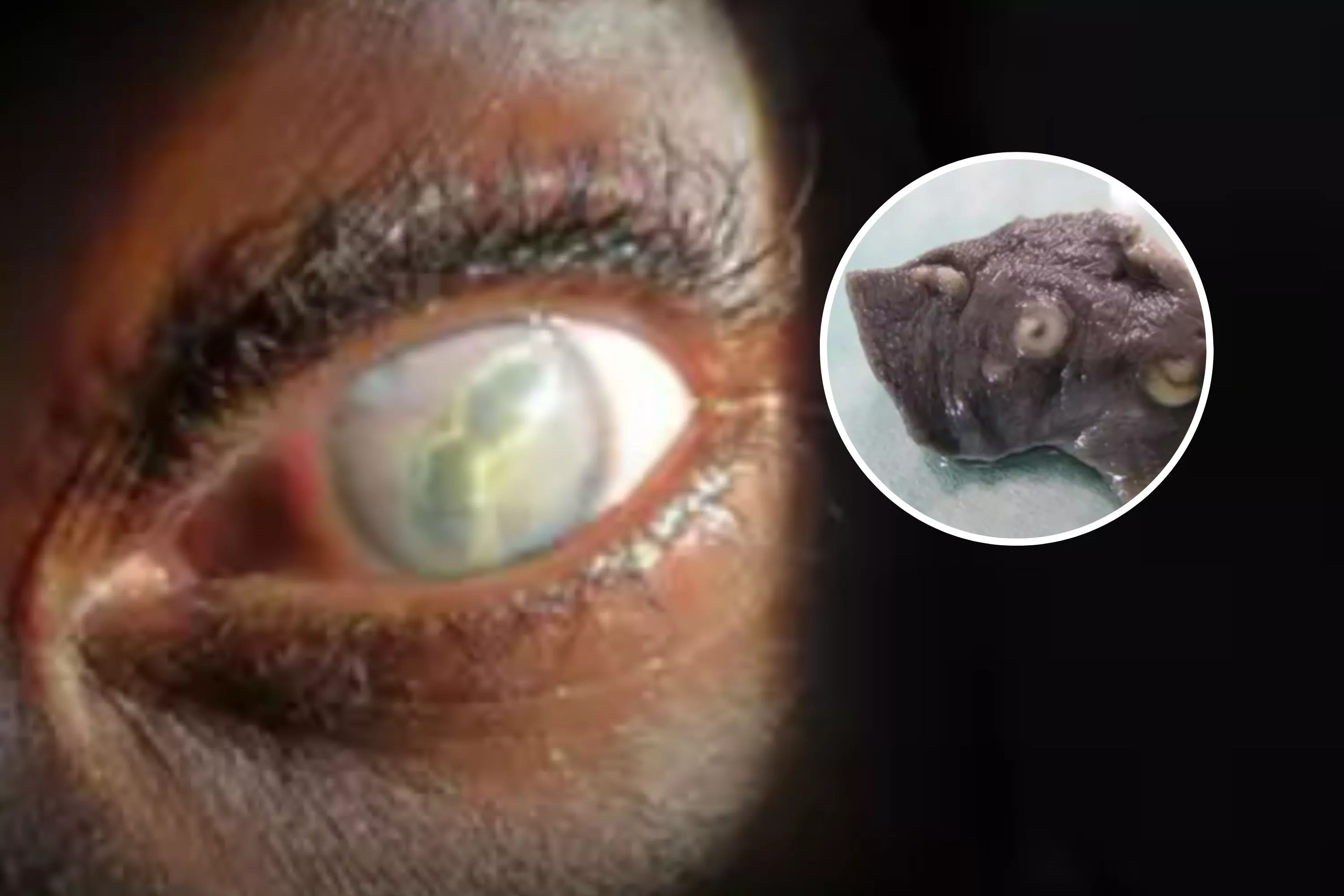 Maggots In Eye