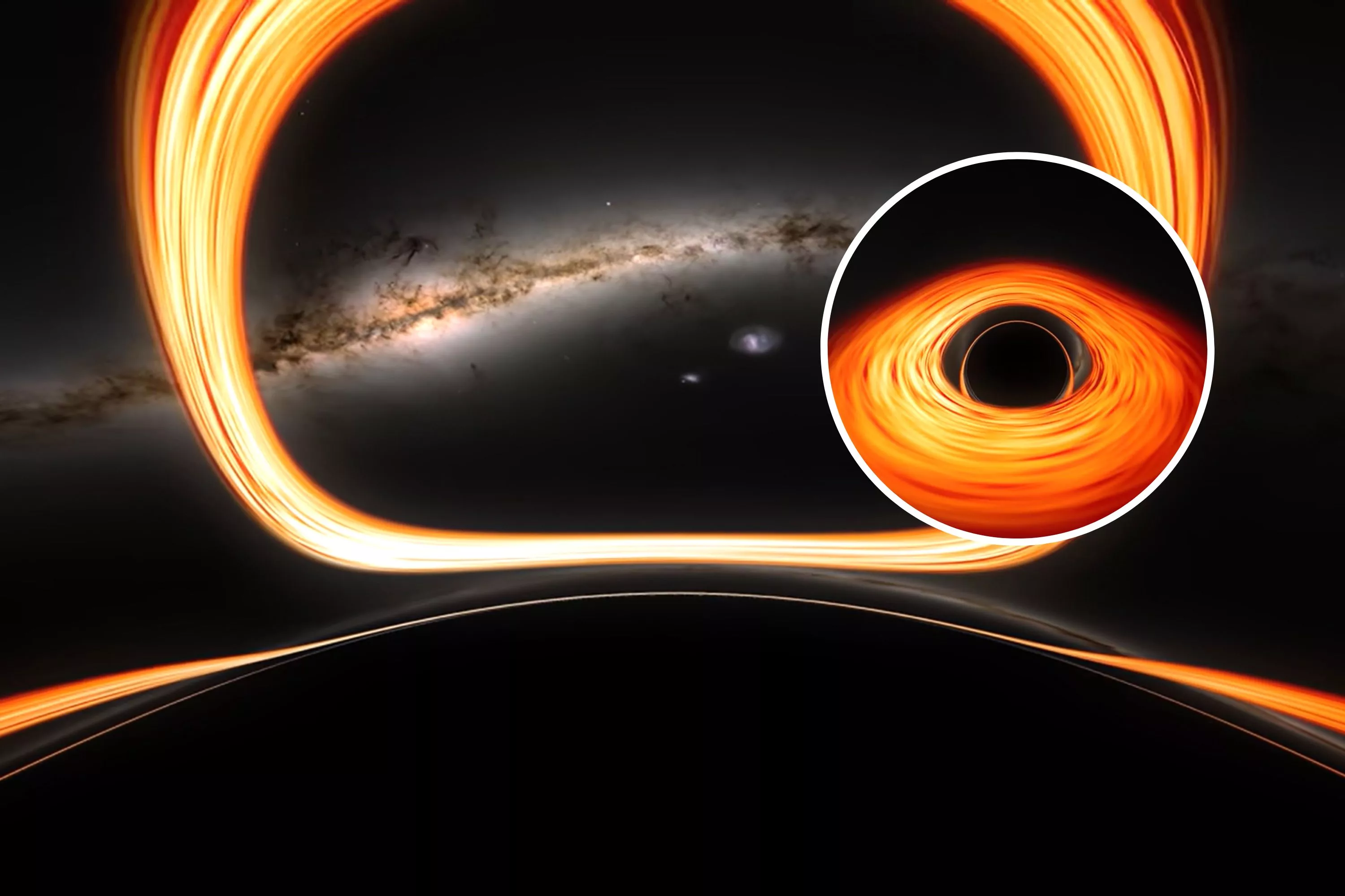 A Black Hole Astronaut Falling Into