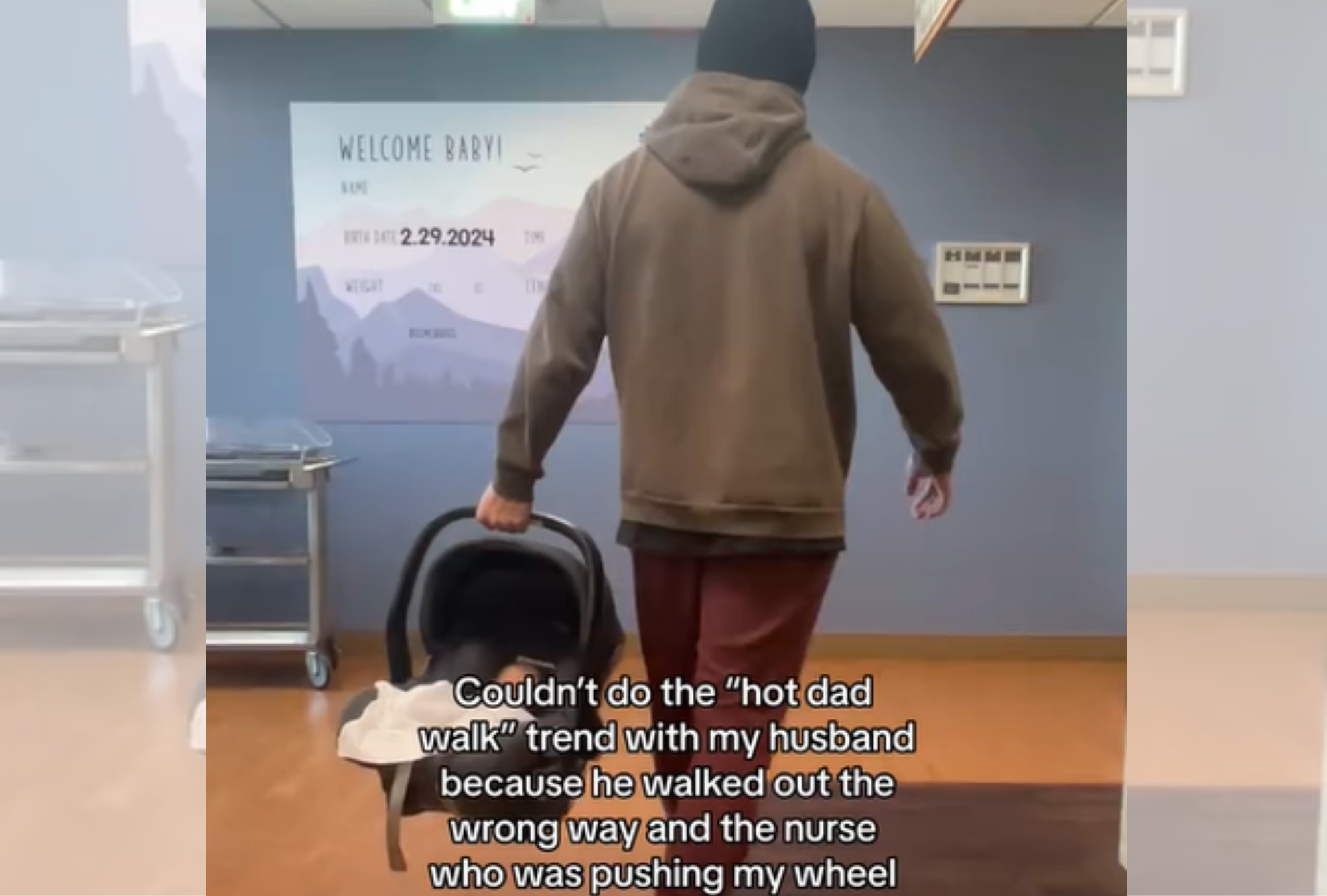 Hilarious Reason Video of Dad Carrying Newborn Doesn't Go To Plan ...