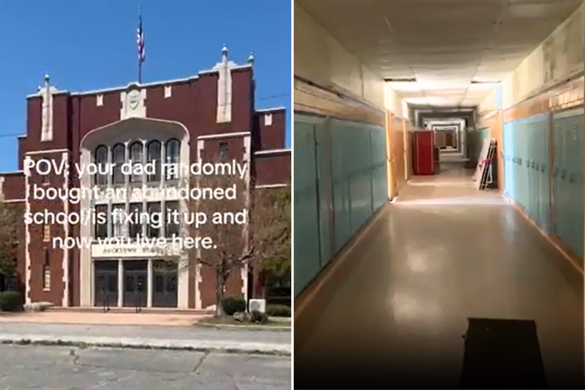 Old Broken Down School