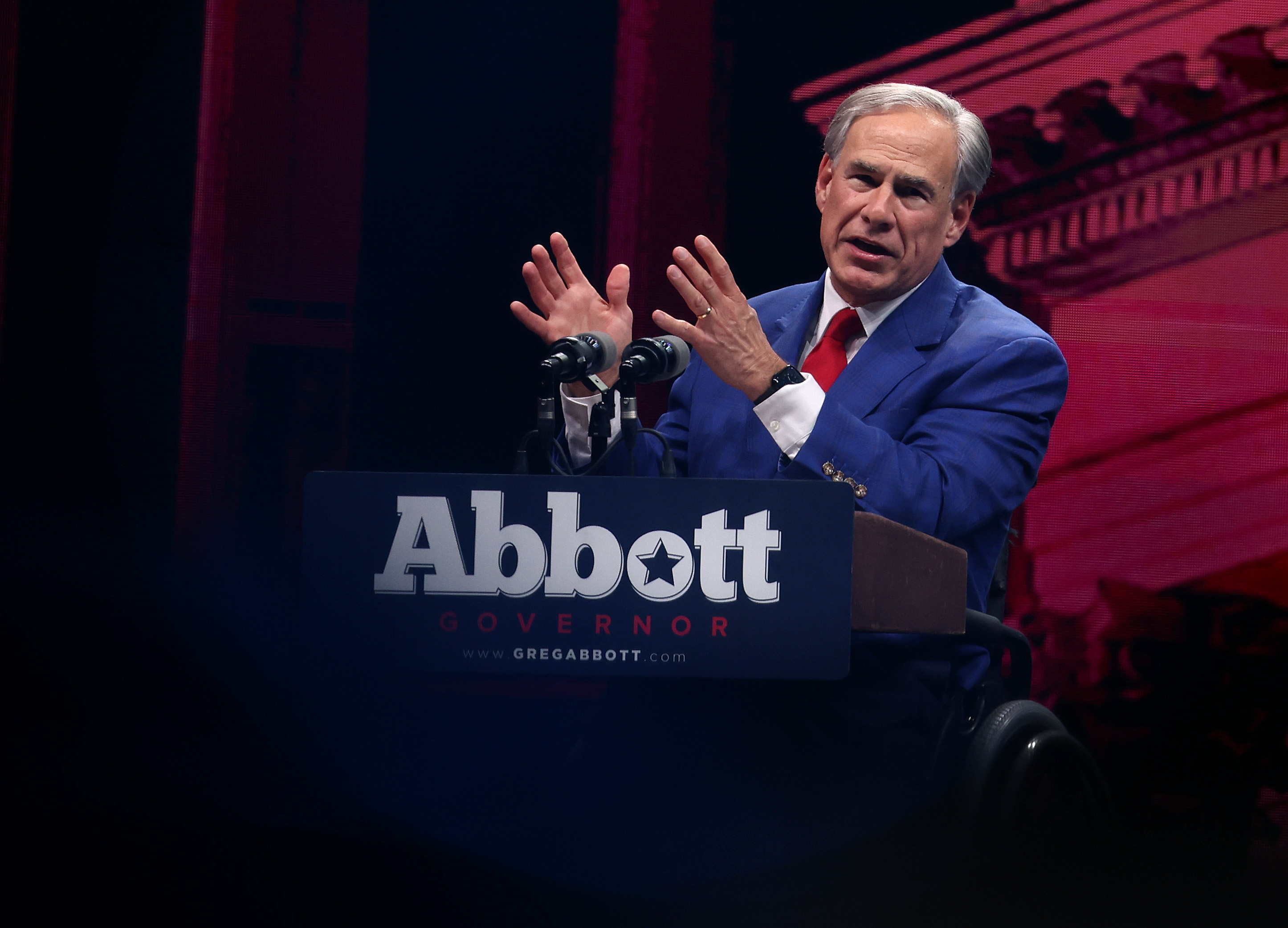 Greg Abbott Mocks Joe Biden's Approval Rating: 'Ouch' - Newsweek